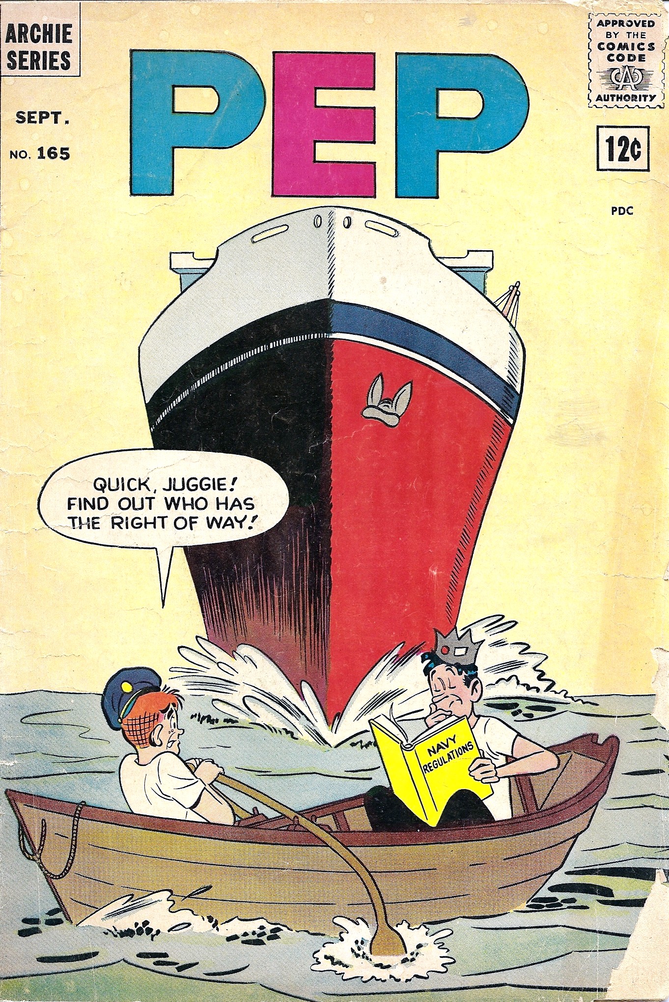 Read online Pep Comics comic - Issue #165