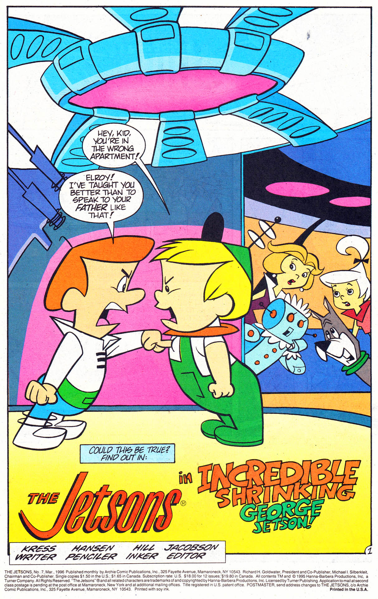 Read online The Jetsons comic - Issue #7