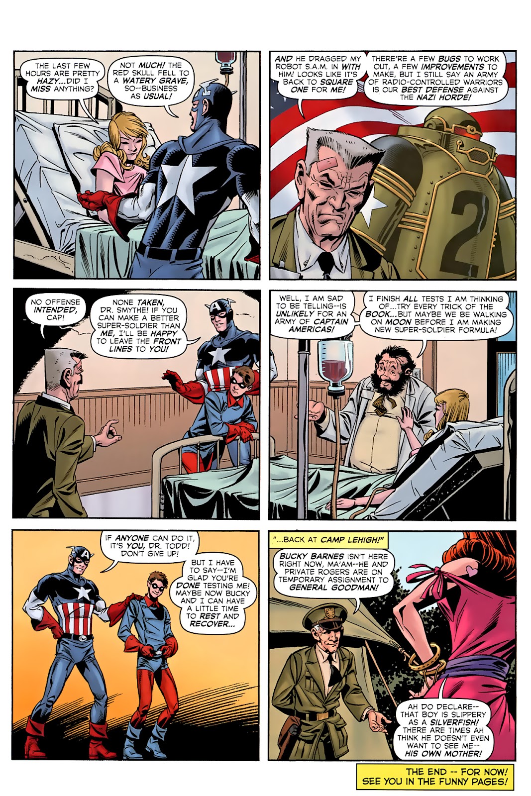 Read online Captain America: The 1940s Newspaper Strip comic - Issue #3