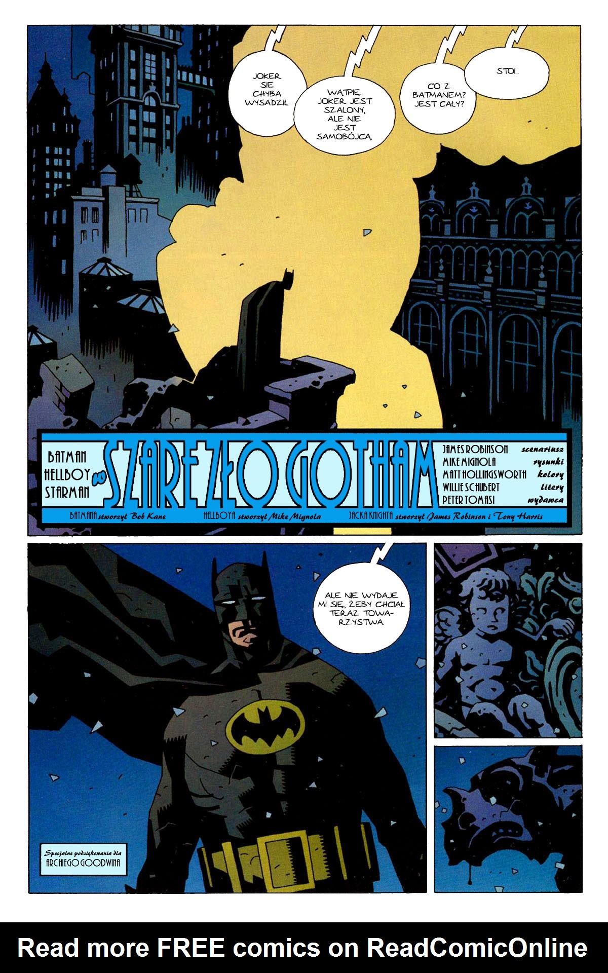 Read online Batman/Hellboy/Starman comic - Issue #1