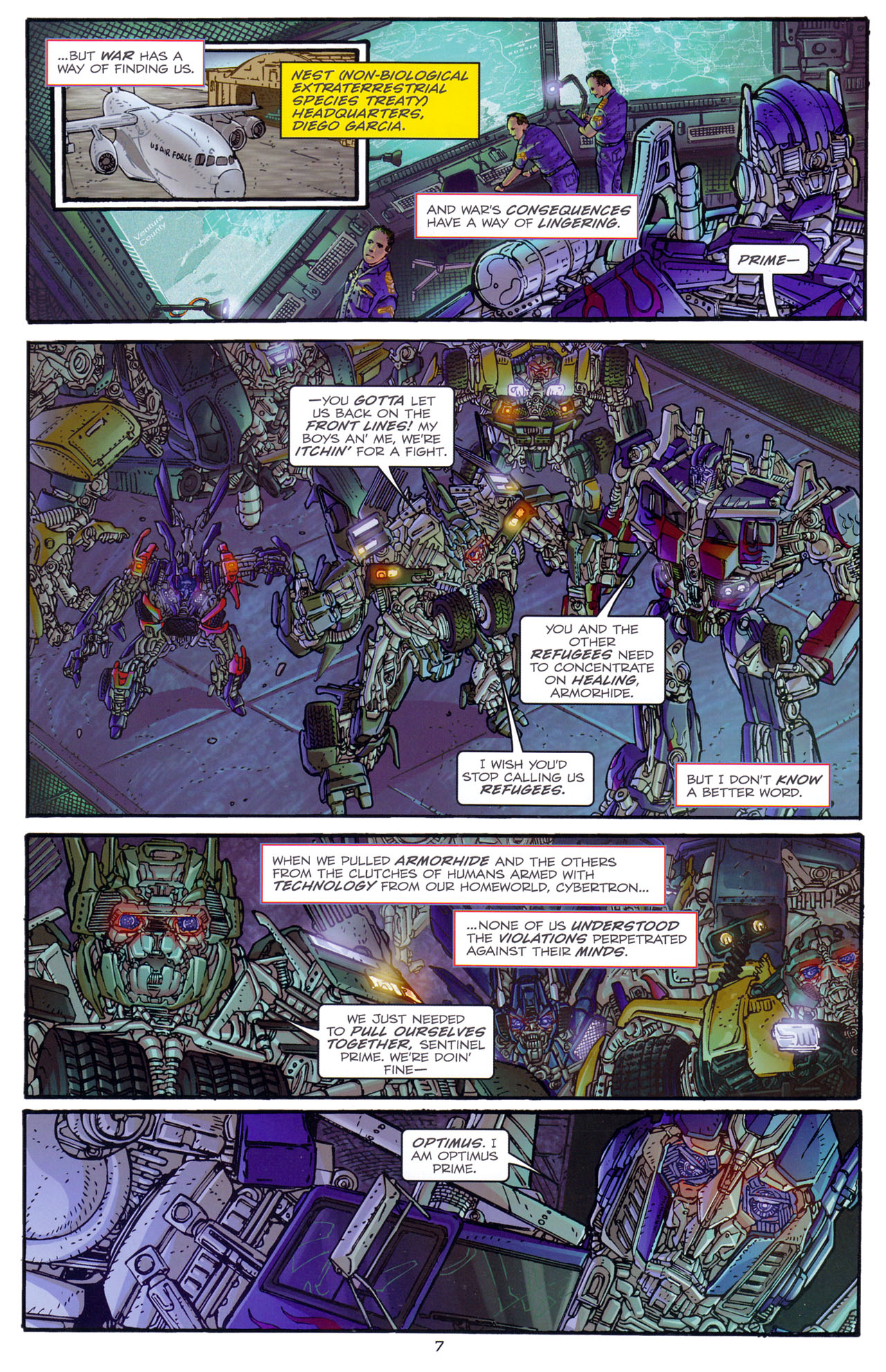 Read online Transformers: Dark of the Moon Rising Storm comic - Issue #1