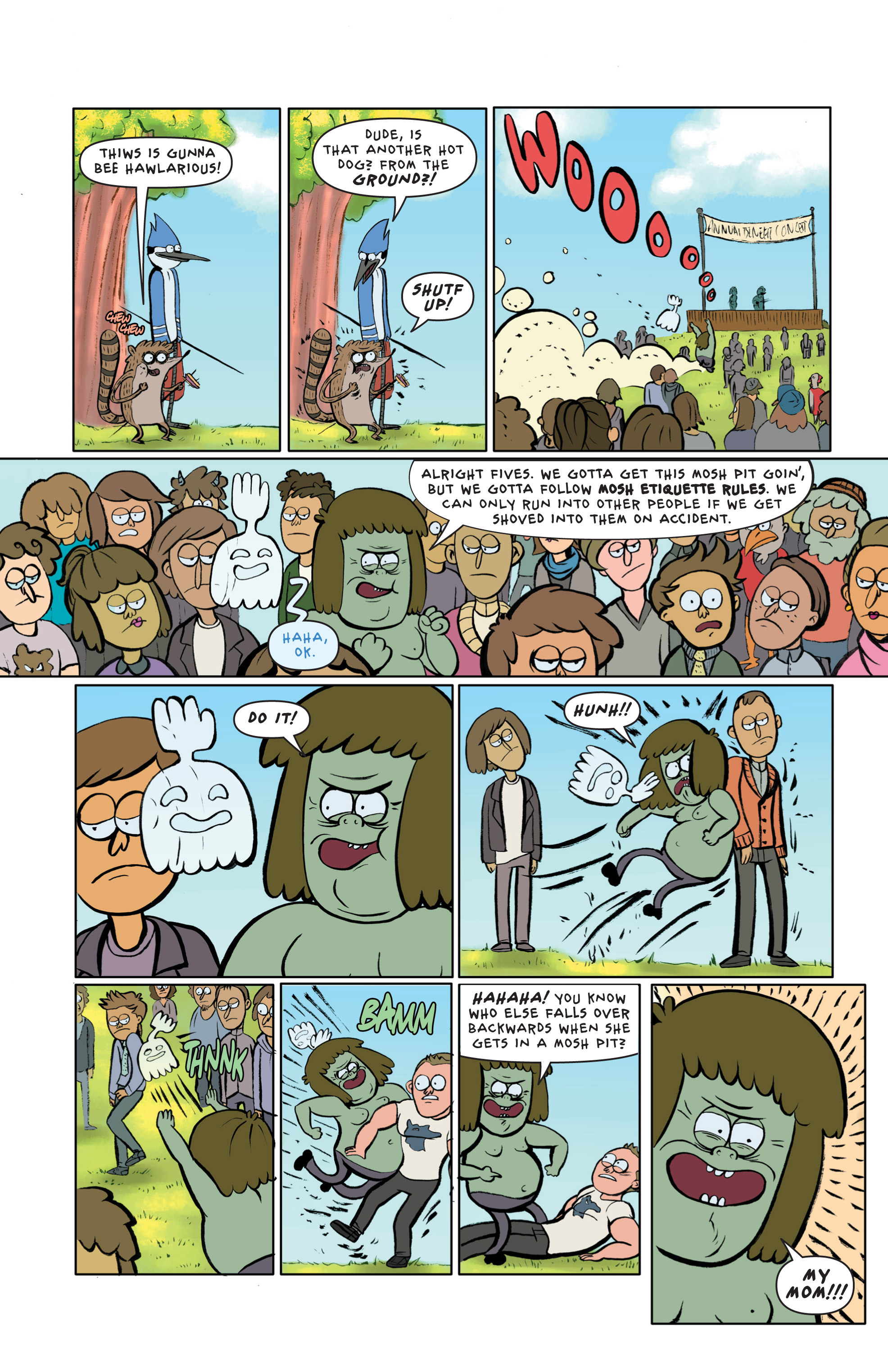 Read online Regular Show comic - Issue #1