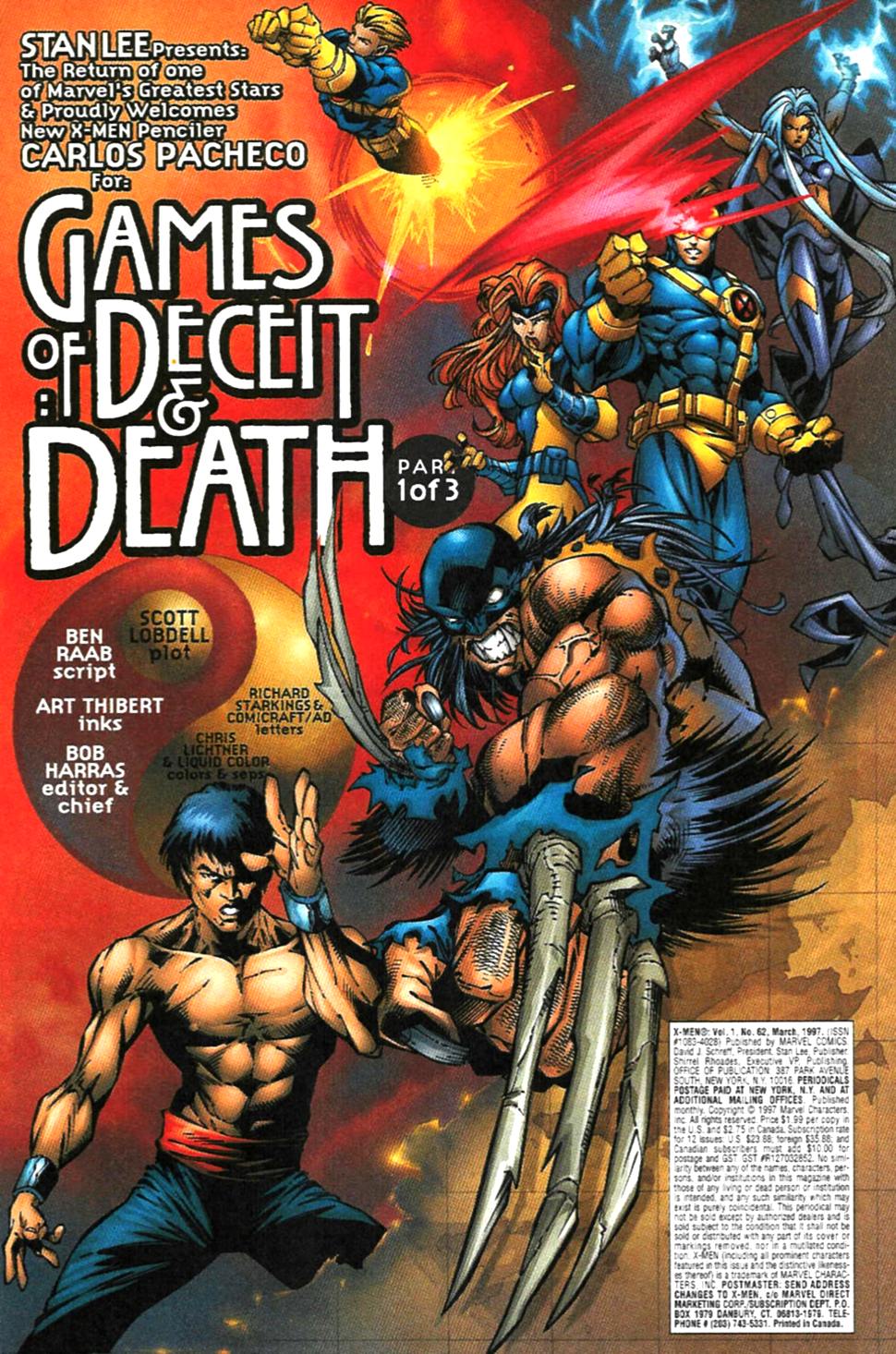 Read online X-Men (1991) comic - Issue #62
