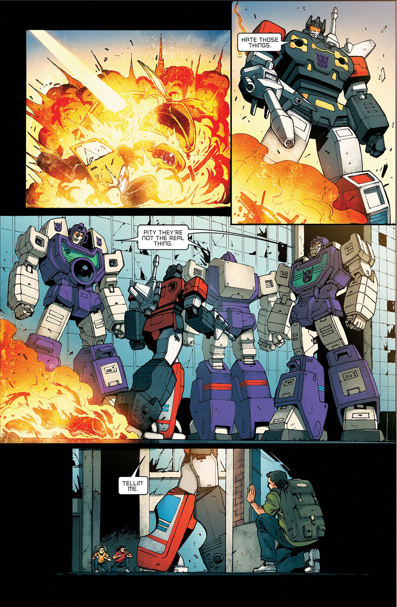 Read online The Transformers: All Hail Megatron comic - Issue #3