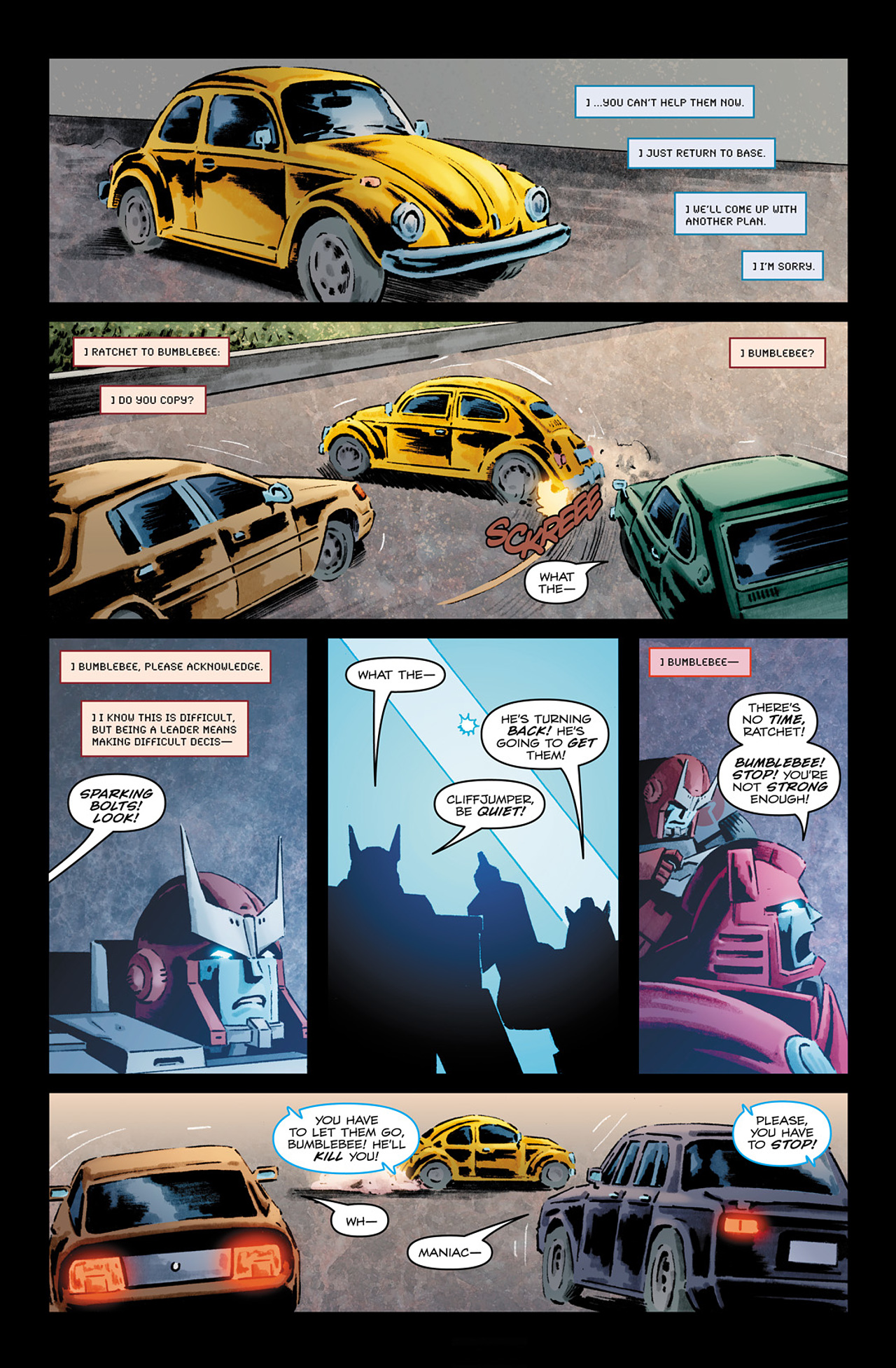 Read online The Transformers: Bumblebee comic - Issue #4