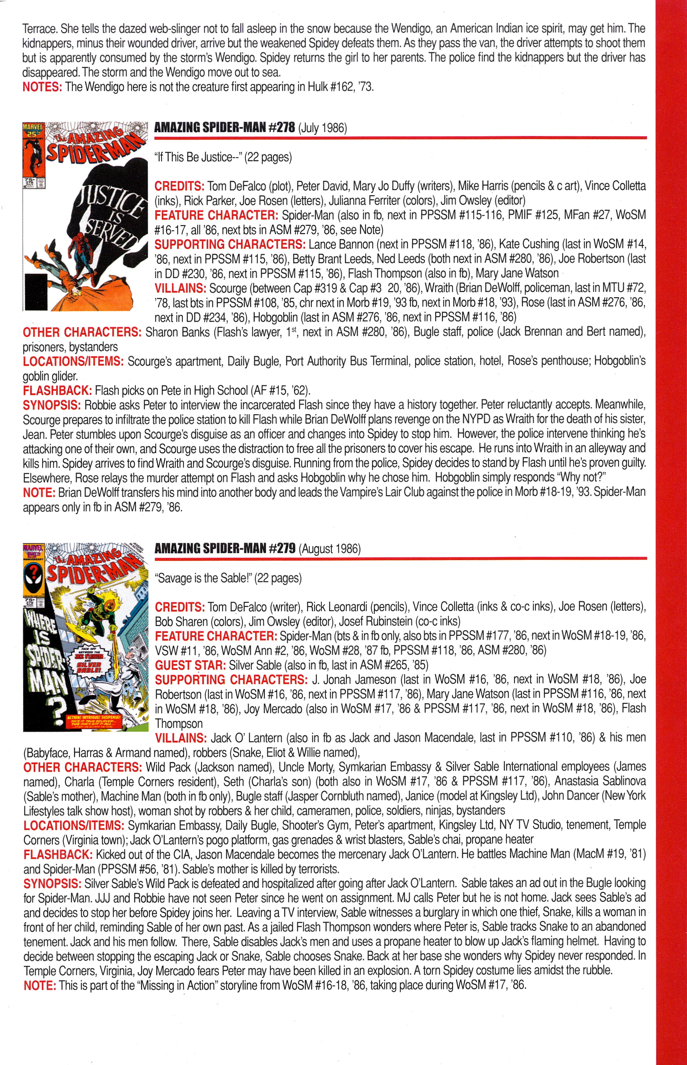Read online Official Index to the Marvel Universe comic - Issue #6