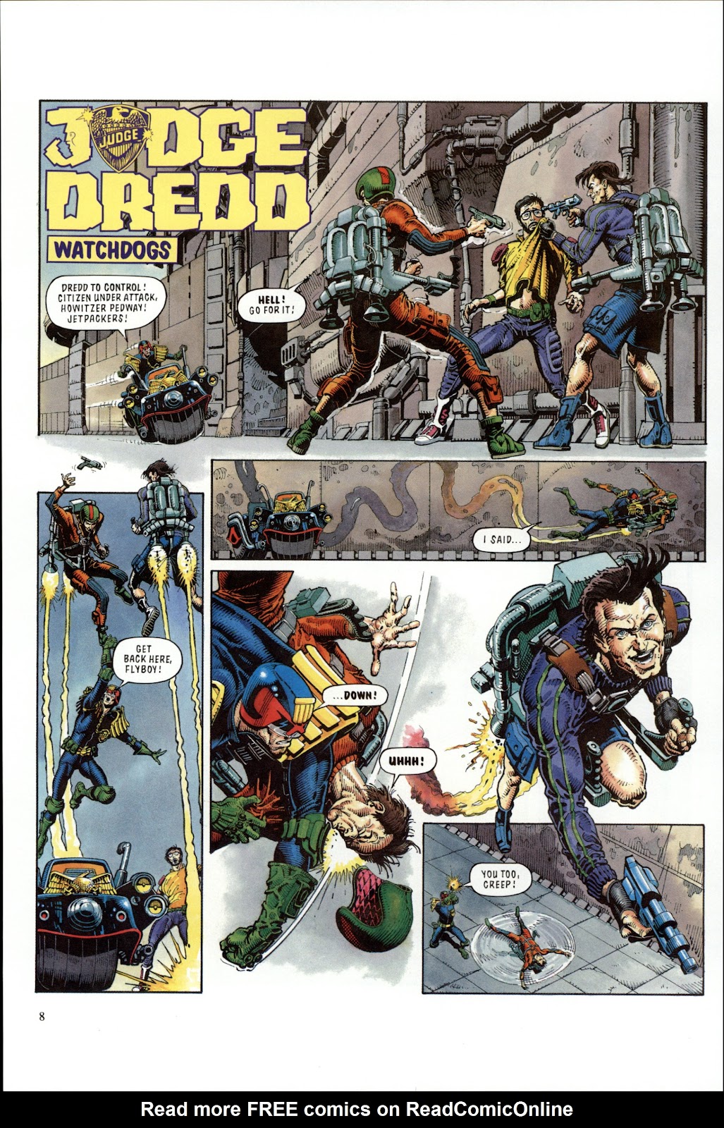 Read online Dredd Rules! comic - Issue #12