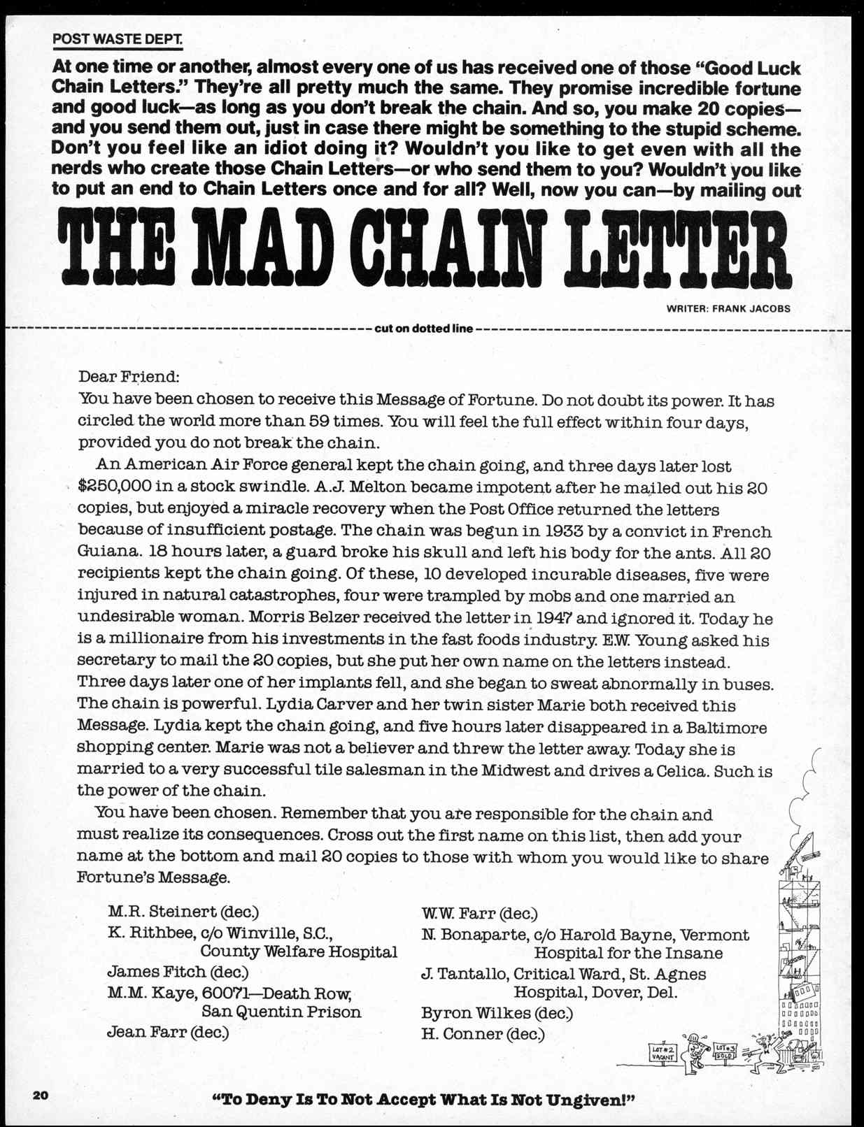 Read online MAD comic - Issue #253