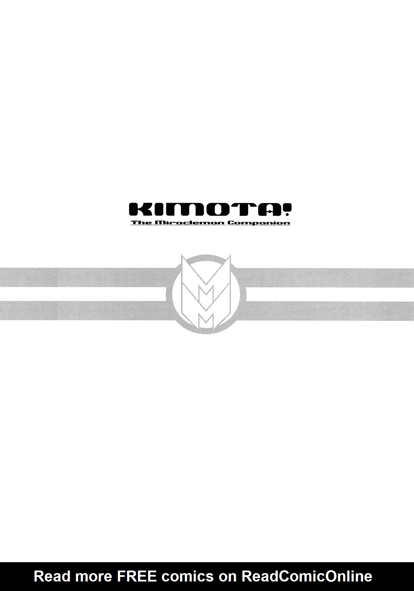 Kimota The Miracleman Companion Full | Read Kimota The Miracleman ...