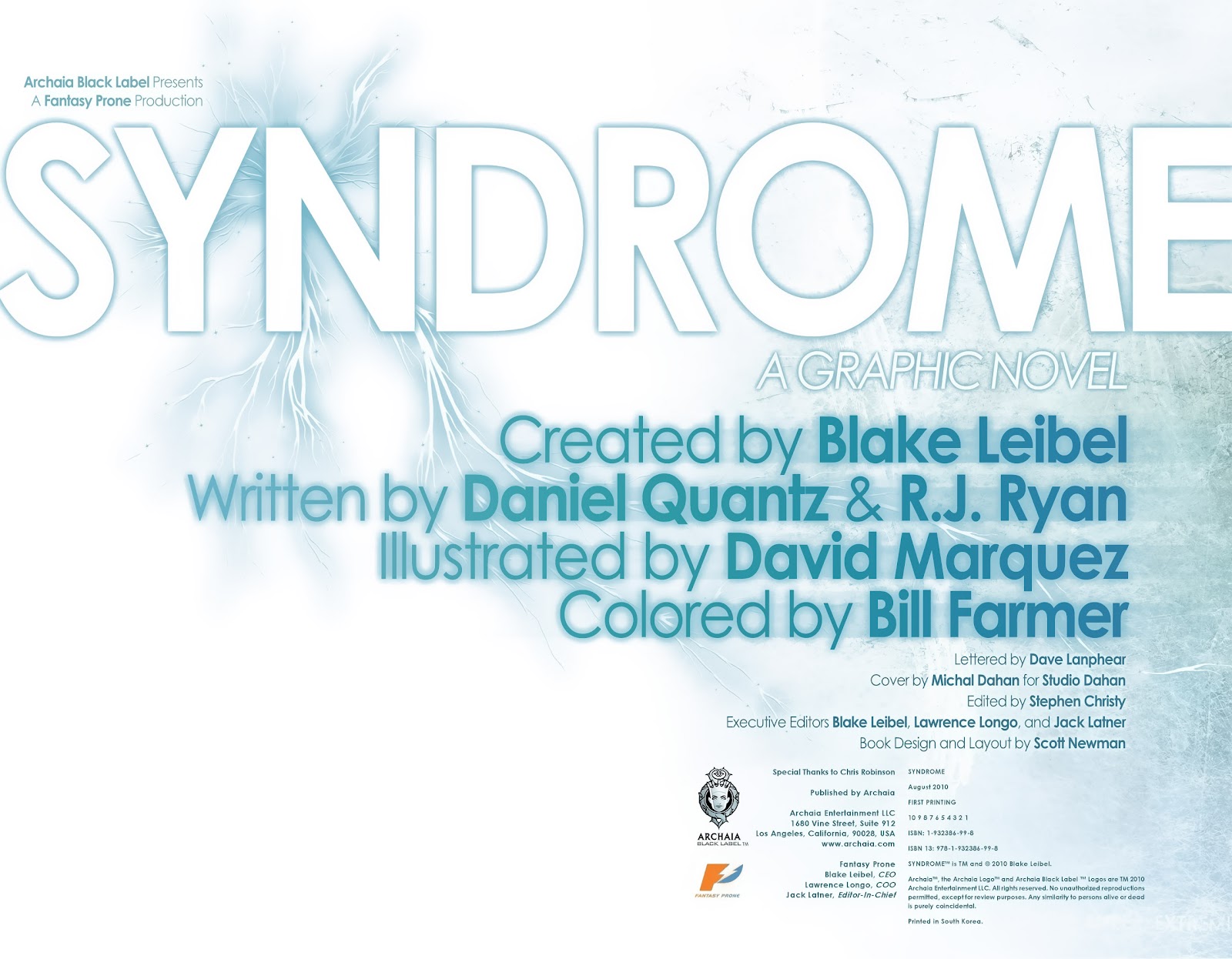 Read online Syndrome comic - Issue # TPB