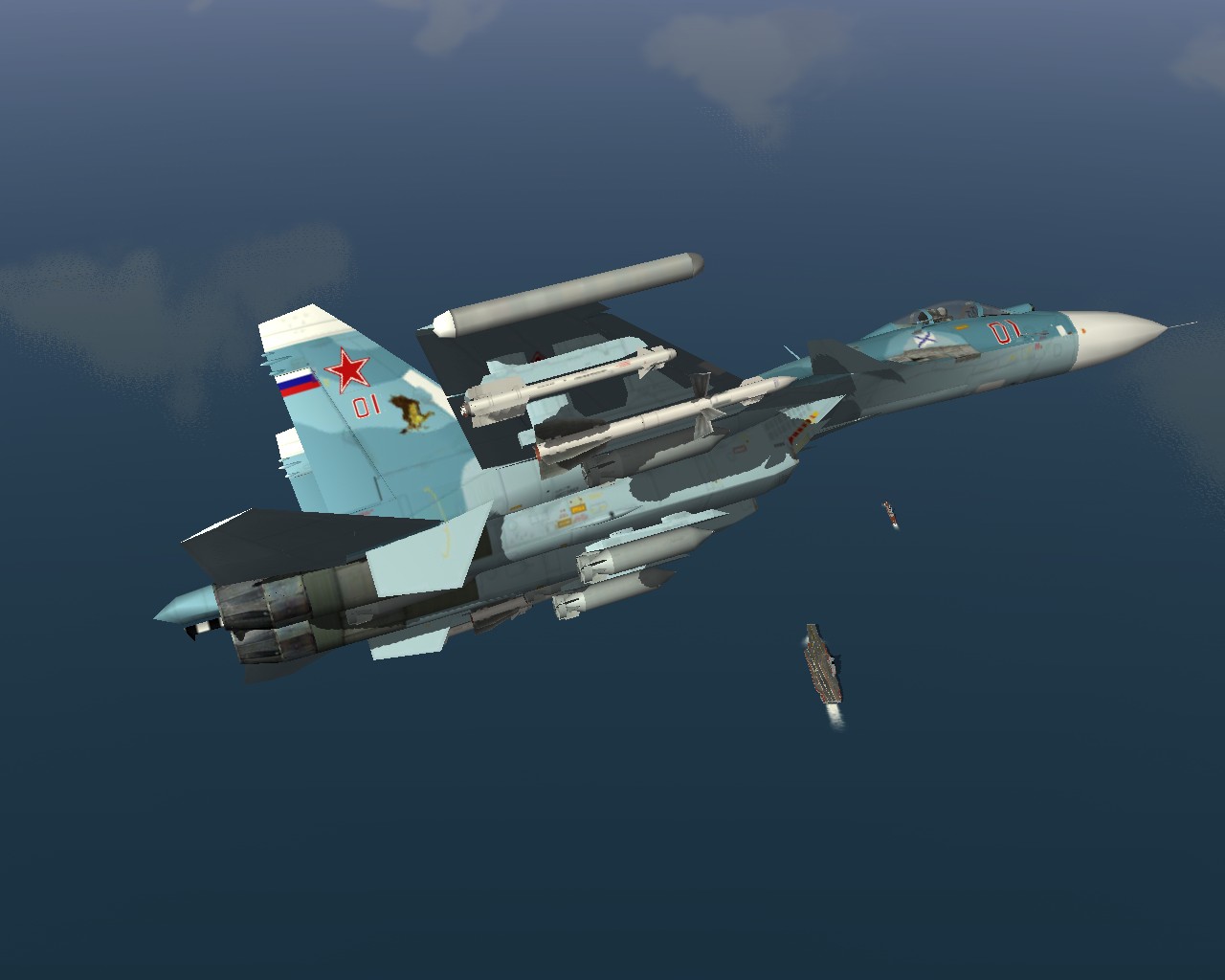 Naval Open Source INTelligence: Russian Su-33 Fighter Jets Hold Drills ...