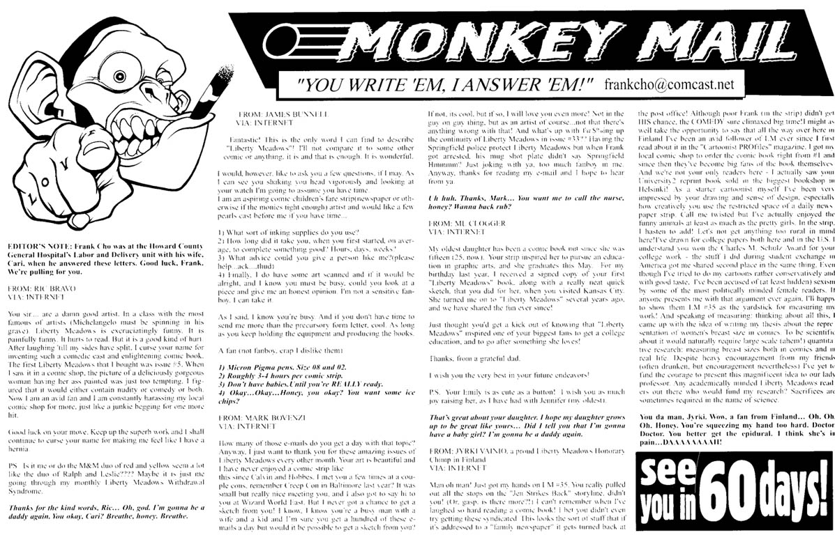 Read online Liberty Meadows comic - Issue #36