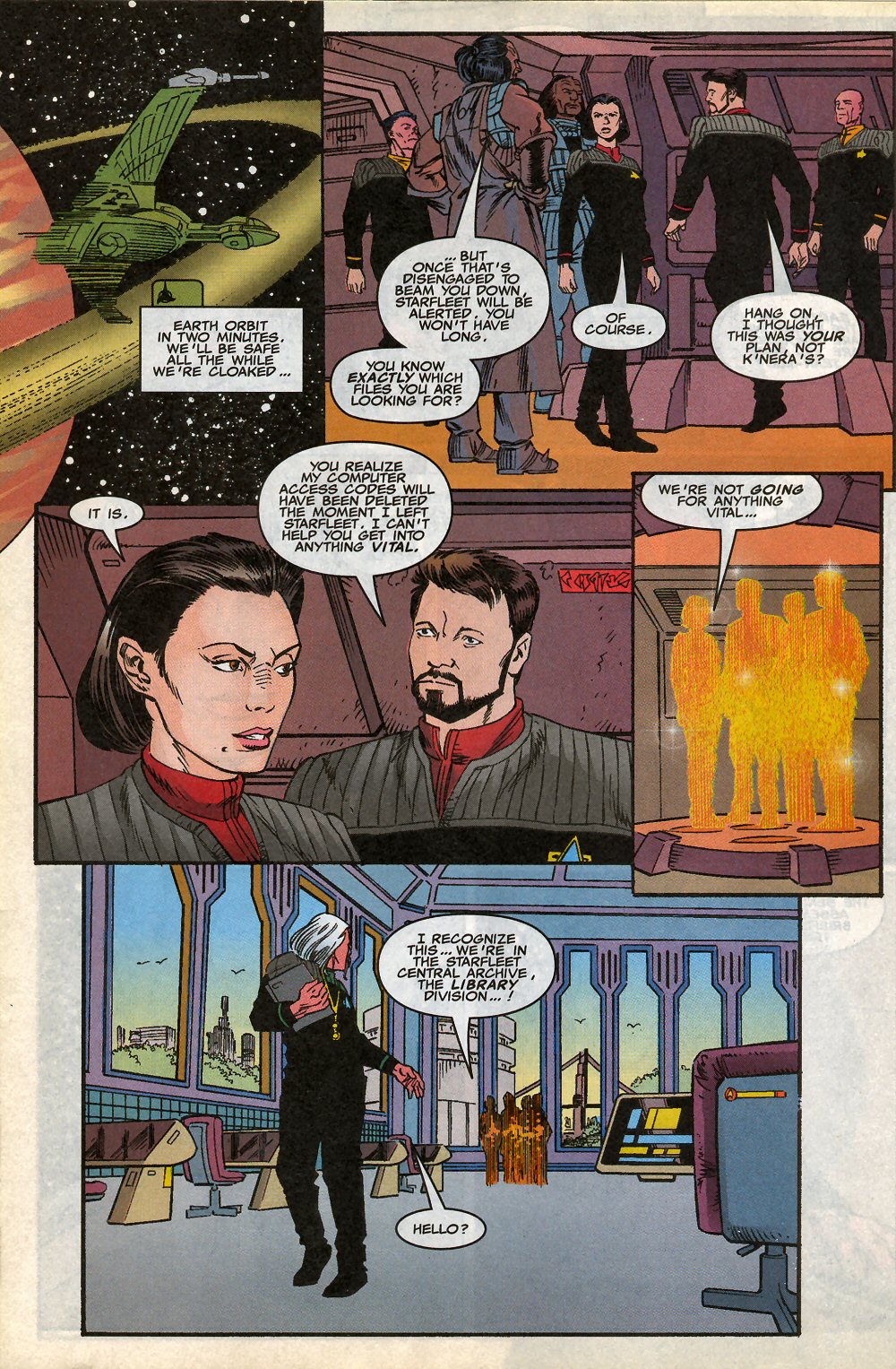 Read online Star Trek: The Next Generation - Riker comic - Issue # Full