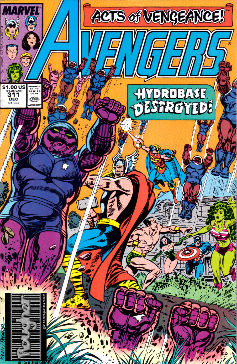 Read online The Avengers (1963) comic - Issue #311 Read online The Avengers (1963) comic - Issue #311
