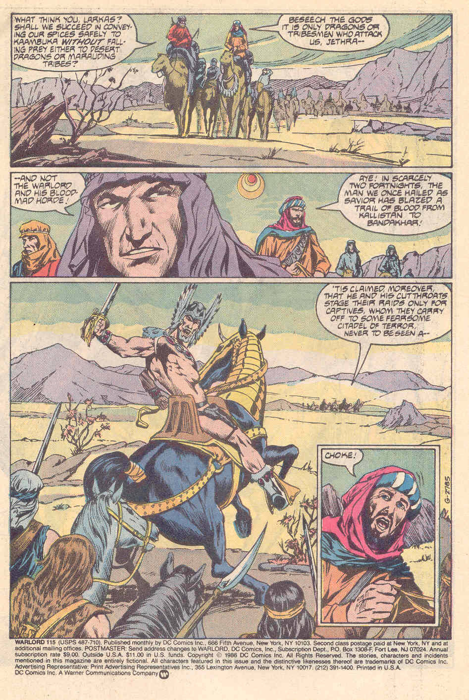 Read online Warlord (1976) comic - Issue #115