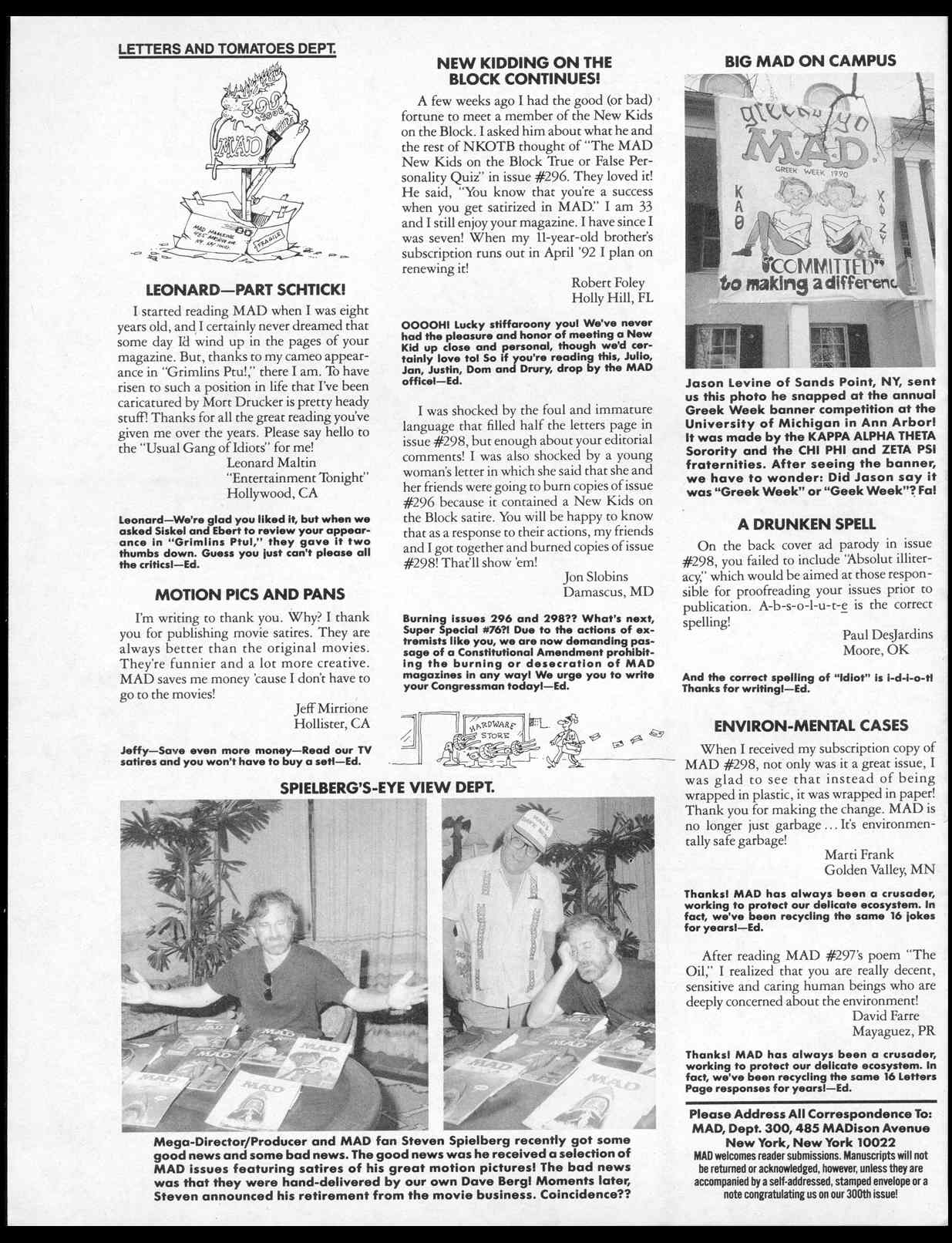 Read online MAD comic - Issue #300