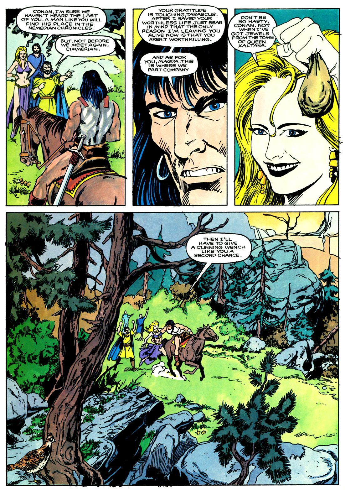 Read online Marvel Graphic Novel comic - Issue #19 - Conan - The Witch ...