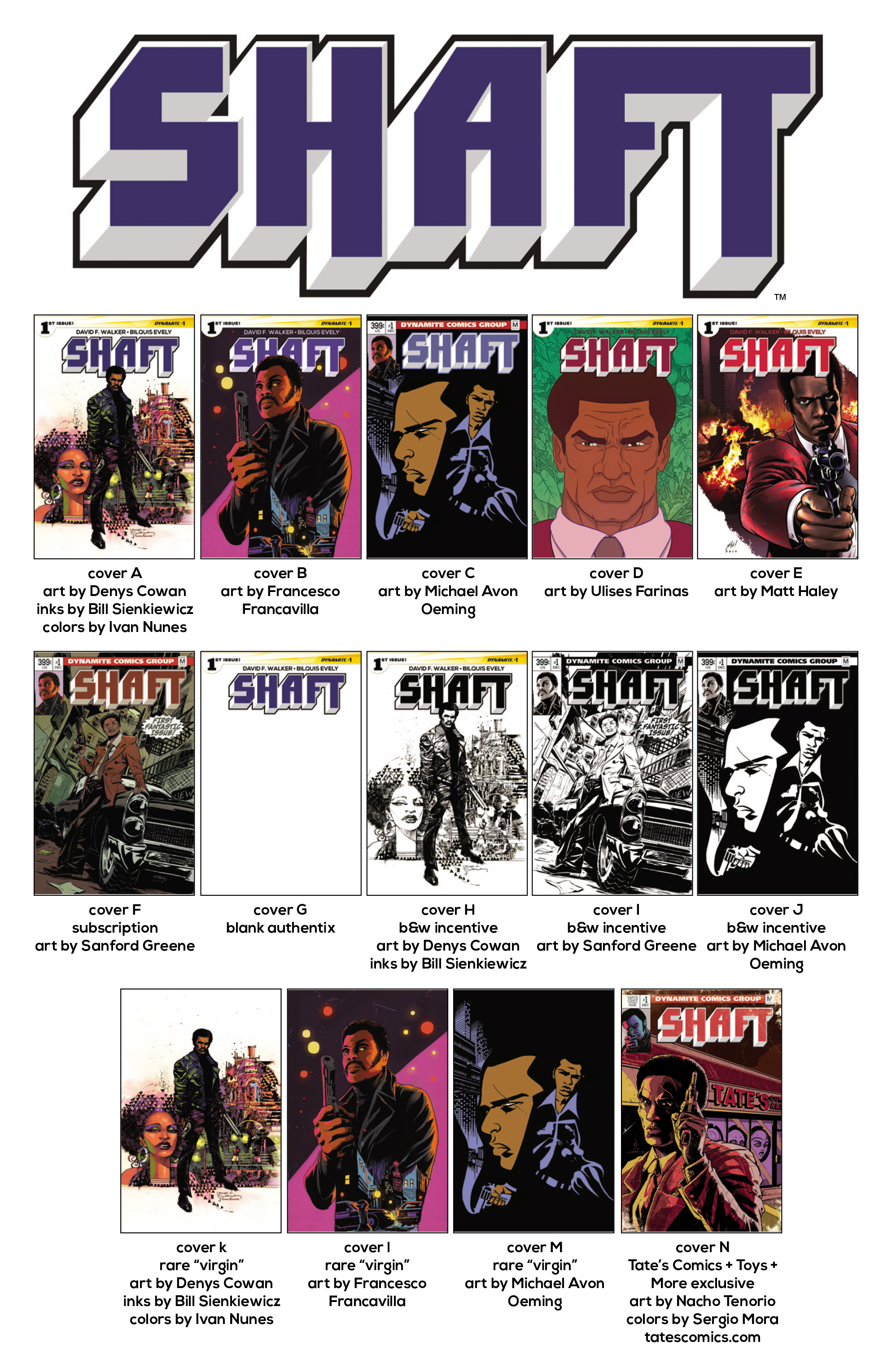 Read online Shaft comic - Issue #1