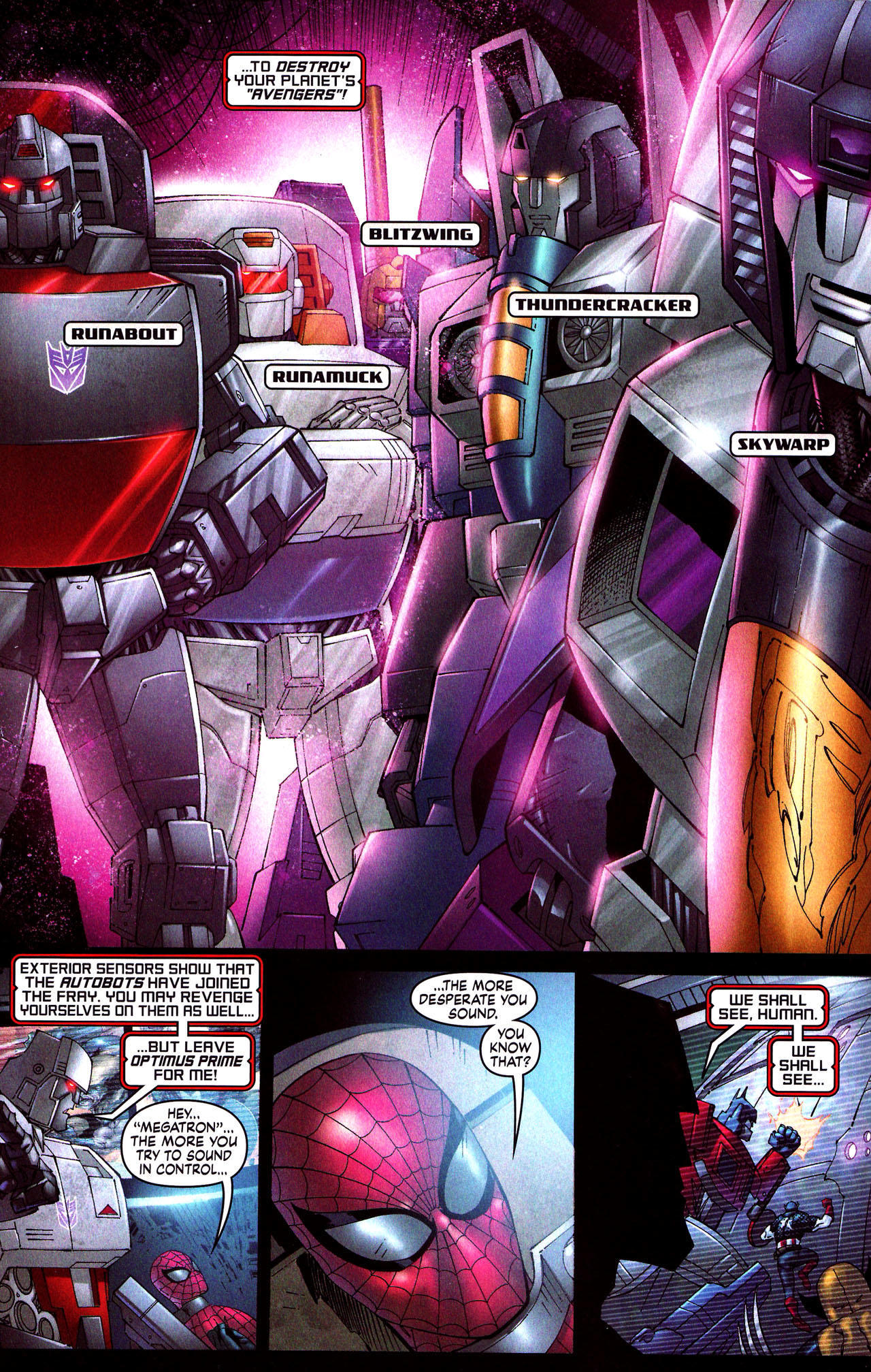 Read online New Avengers/Transformers comic - Issue #2