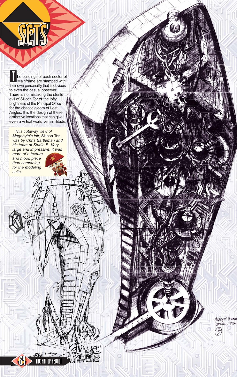 Read online The Art of Reboot comic - Issue # TPB