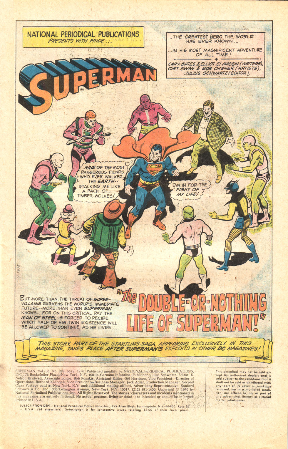 Read online Superman (1939) comic - Issue #299