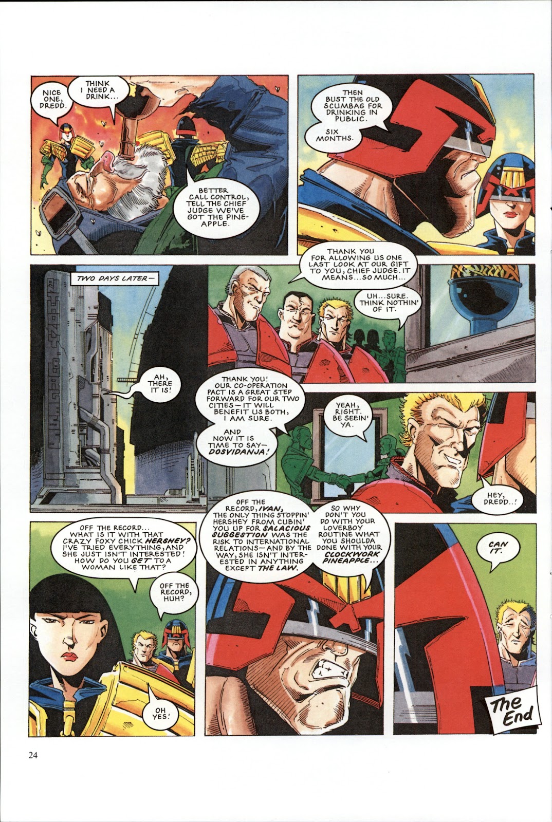 Read online Dredd Rules! comic - Issue #16