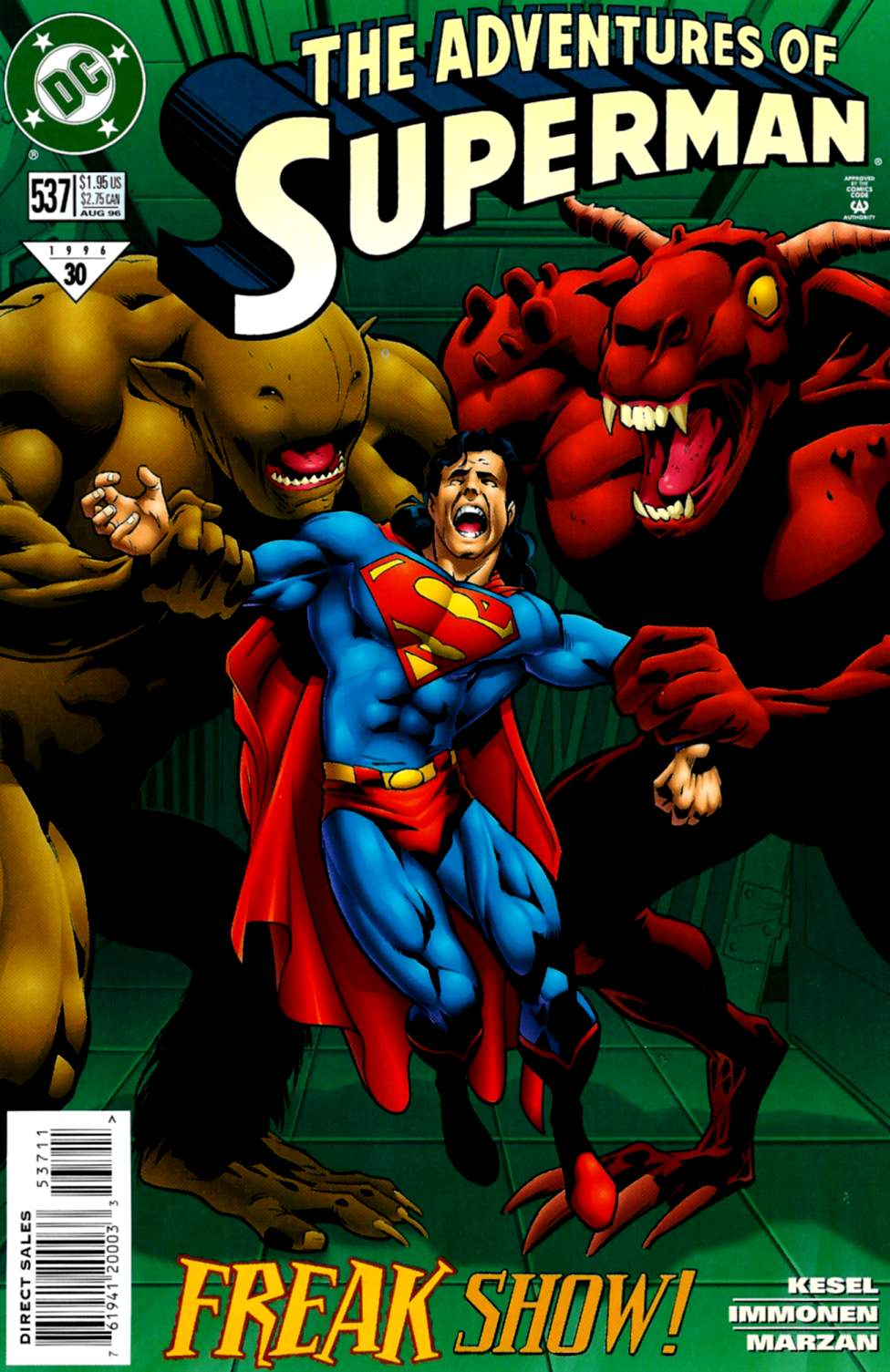 Read online Adventures of Superman (1987) comic - Issue #537