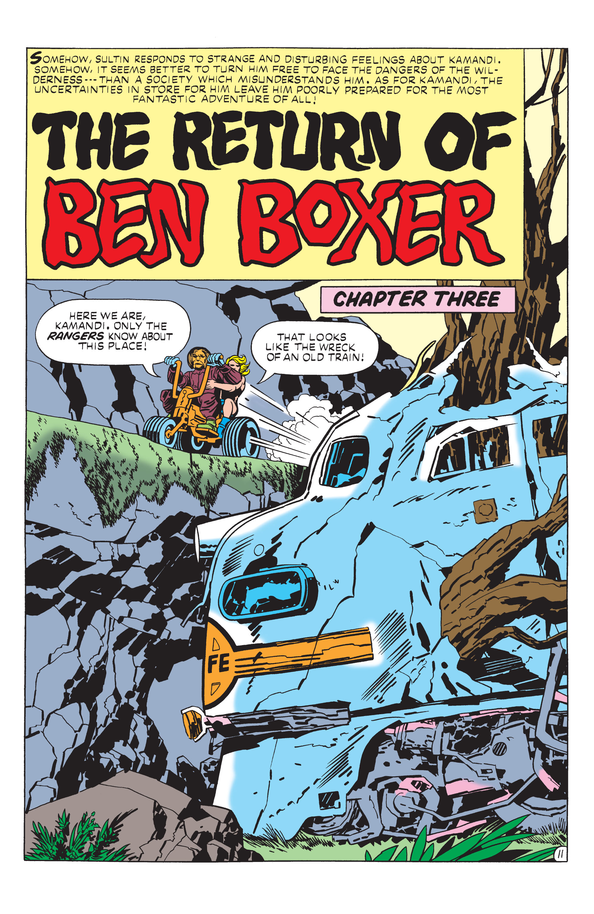 Read online Kamandi, The Last Boy On Earth comic - Issue #8