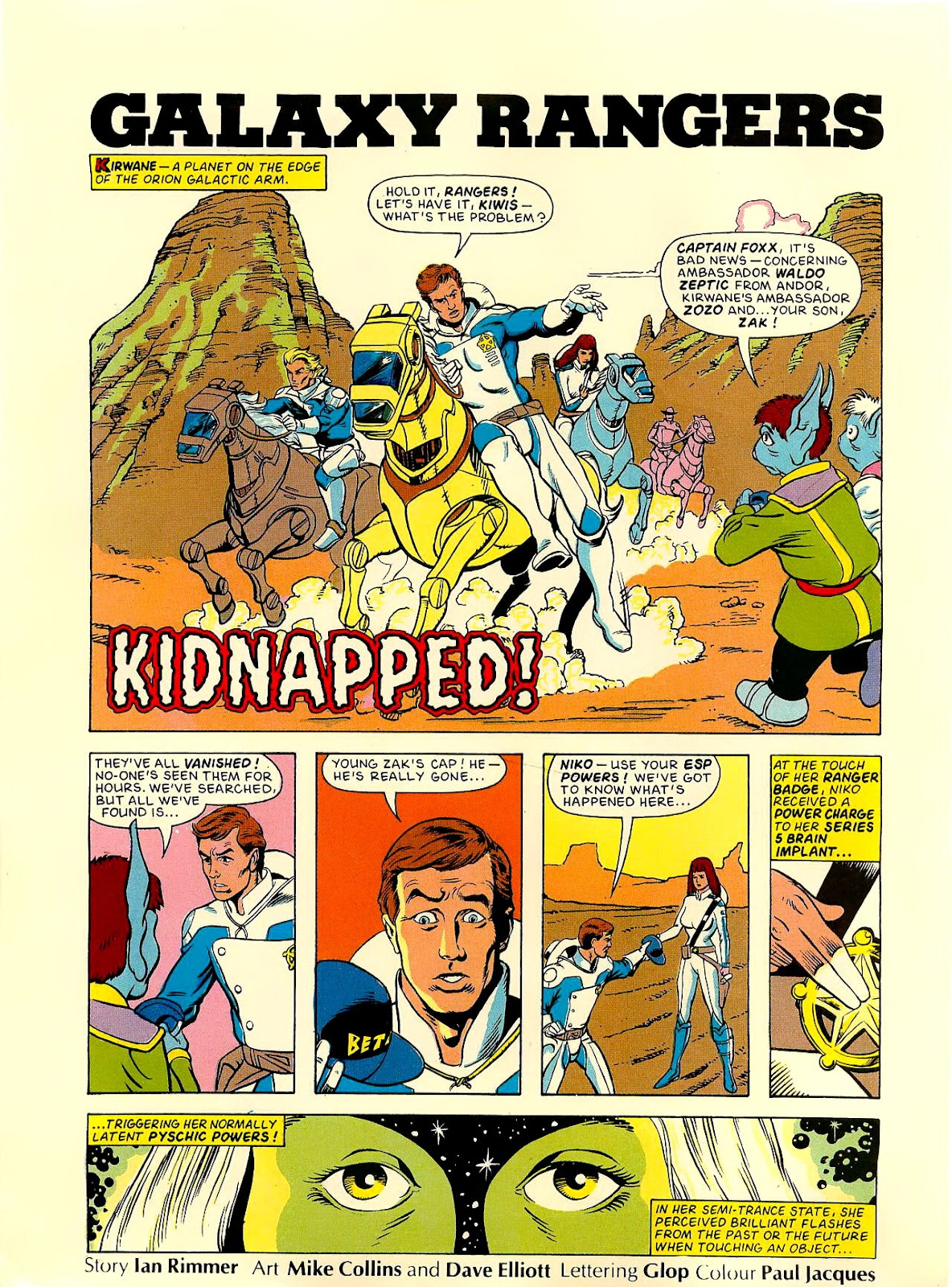 Read online Adventures of the Galaxy Rangers comic - Issue #1