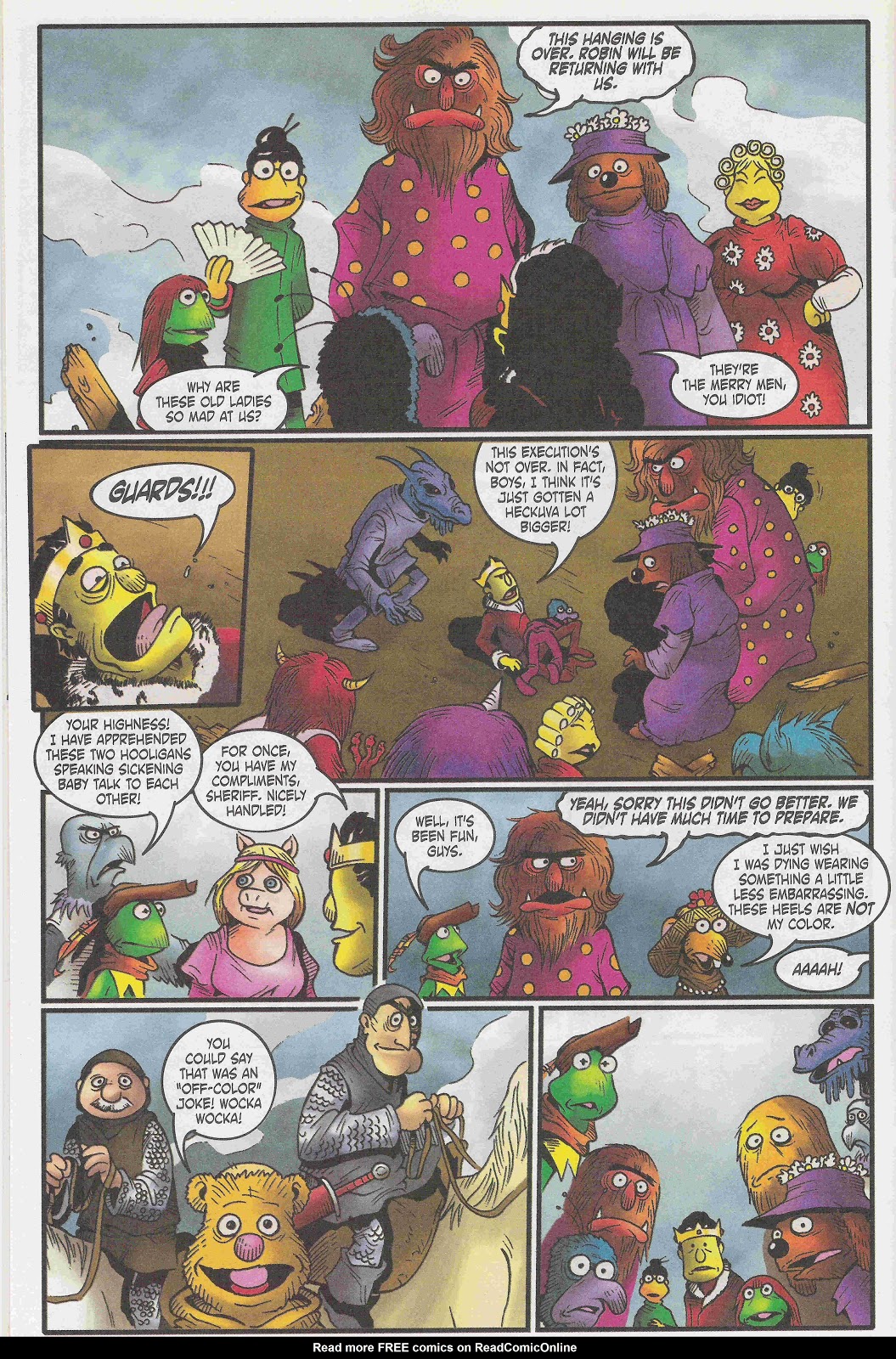 Read online Muppet Robin Hood comic - Issue #4