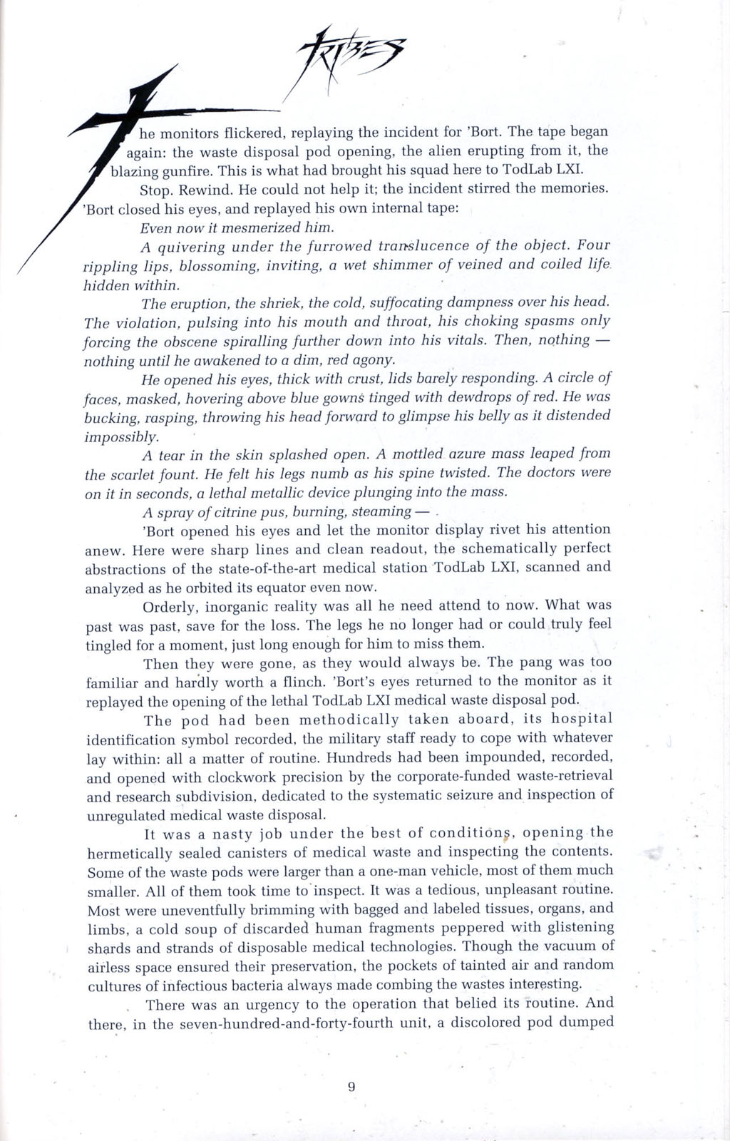 Read online Aliens: Tribes comic - Issue # TPB