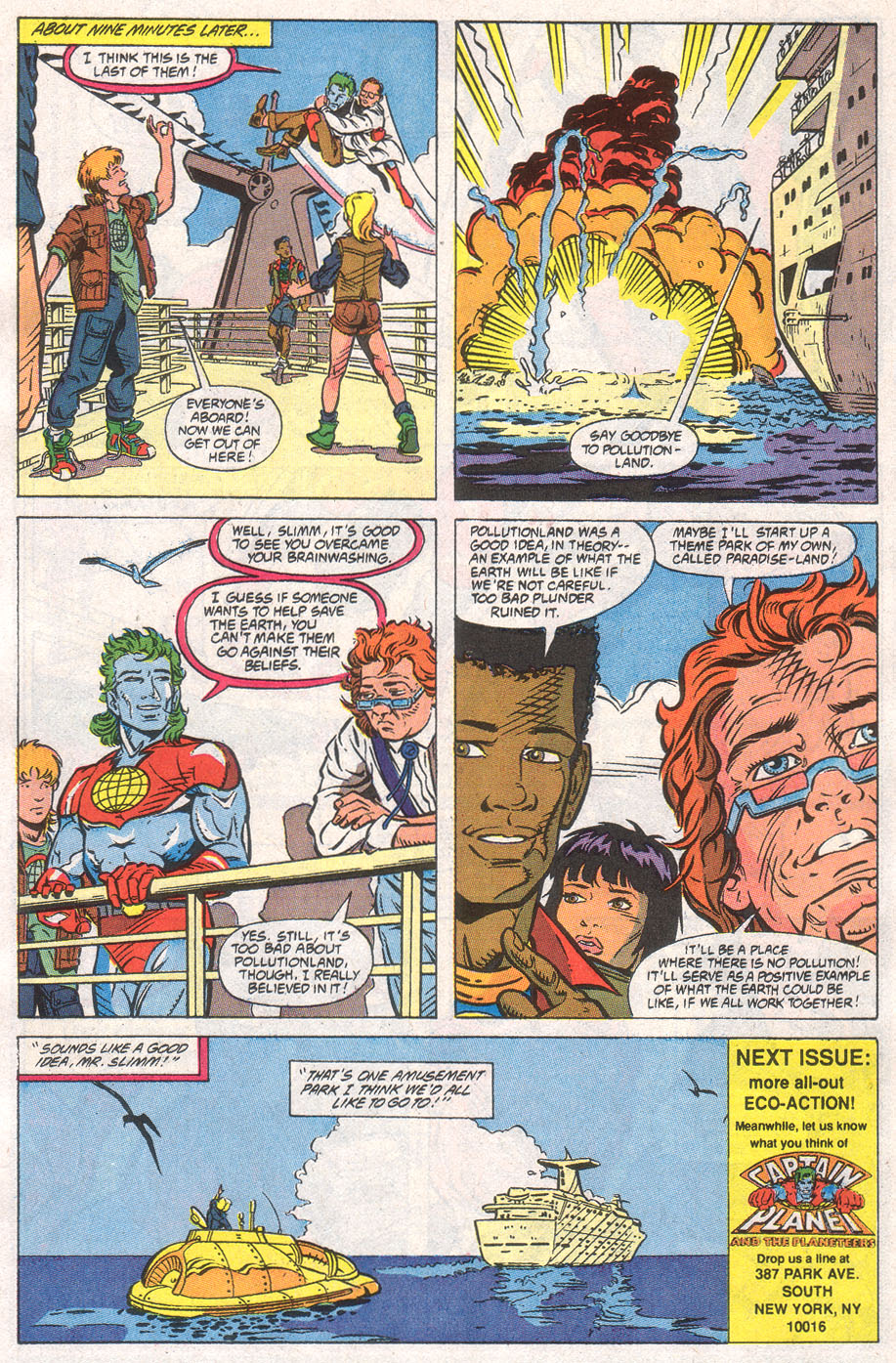 Read online Captain Planet and the Planeteers comic - Issue #5