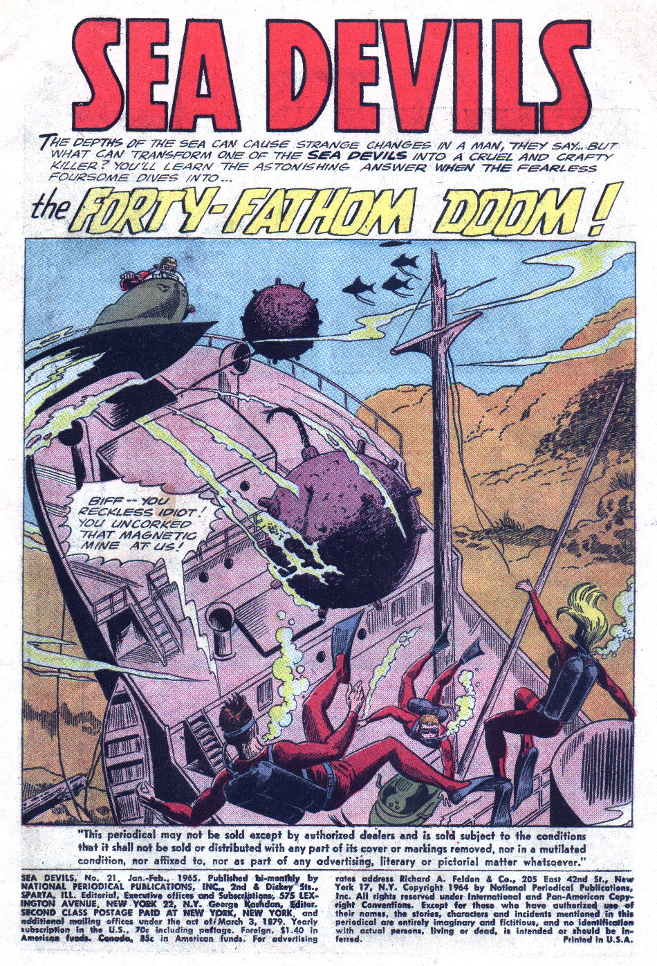 Read online Sea Devils comic - Issue #21