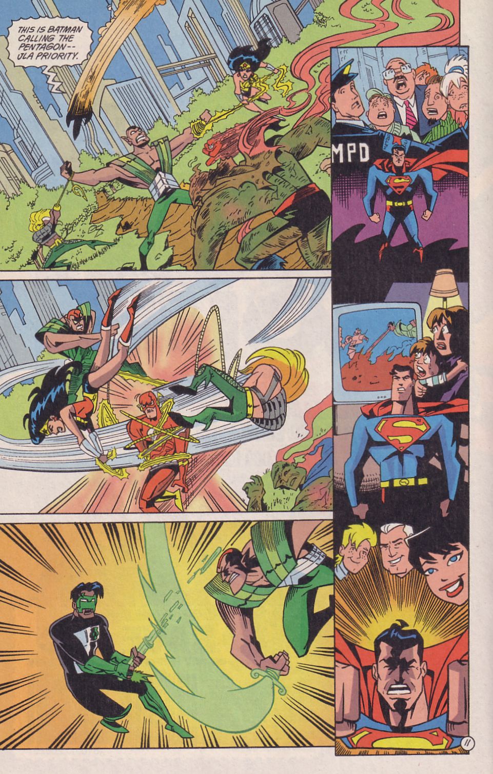 Read online Adventures in the DC Universe comic - Issue #18