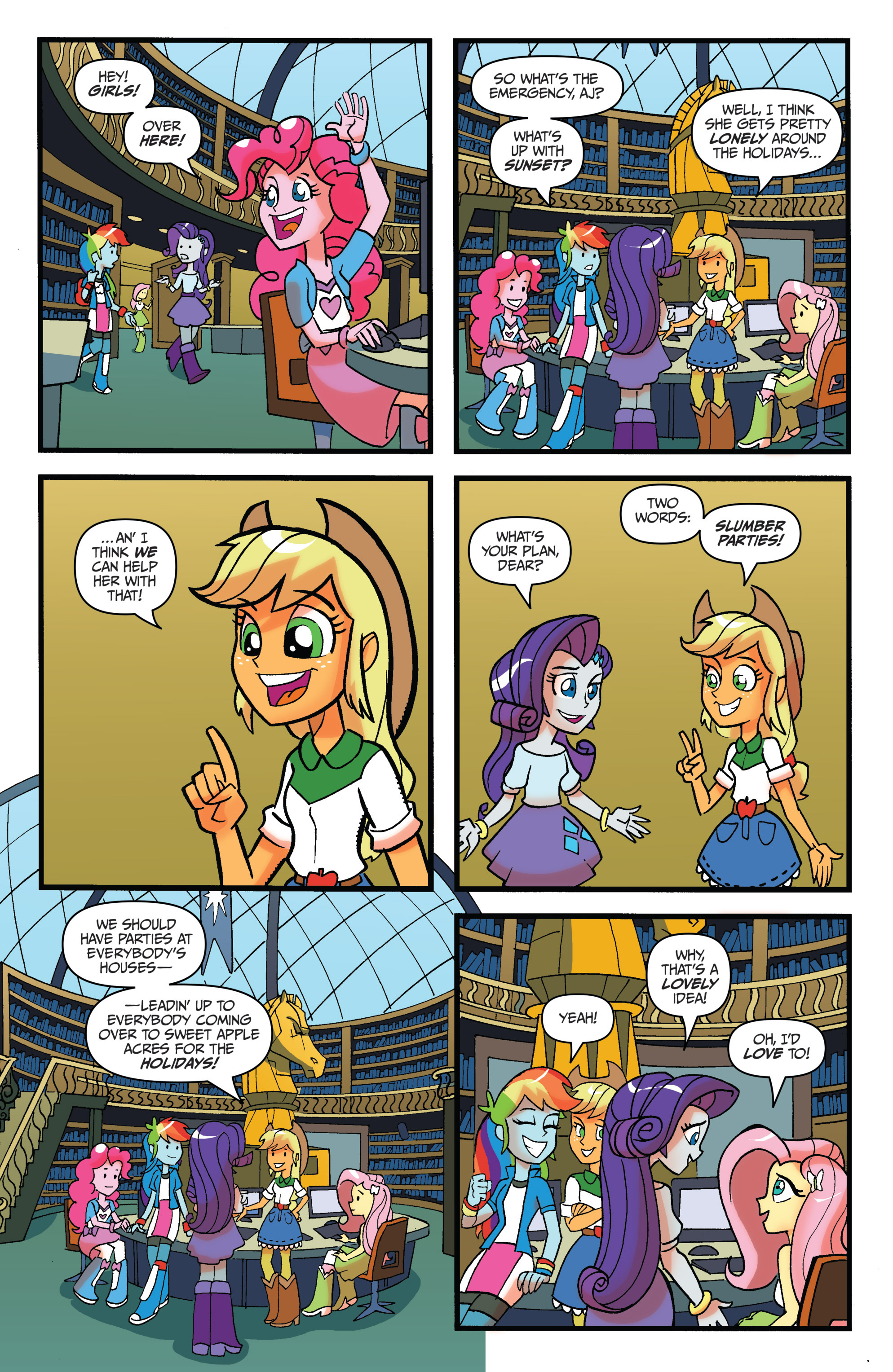 Read online My Little Pony: Equestria Girls Holiday Special 2014 comic ...