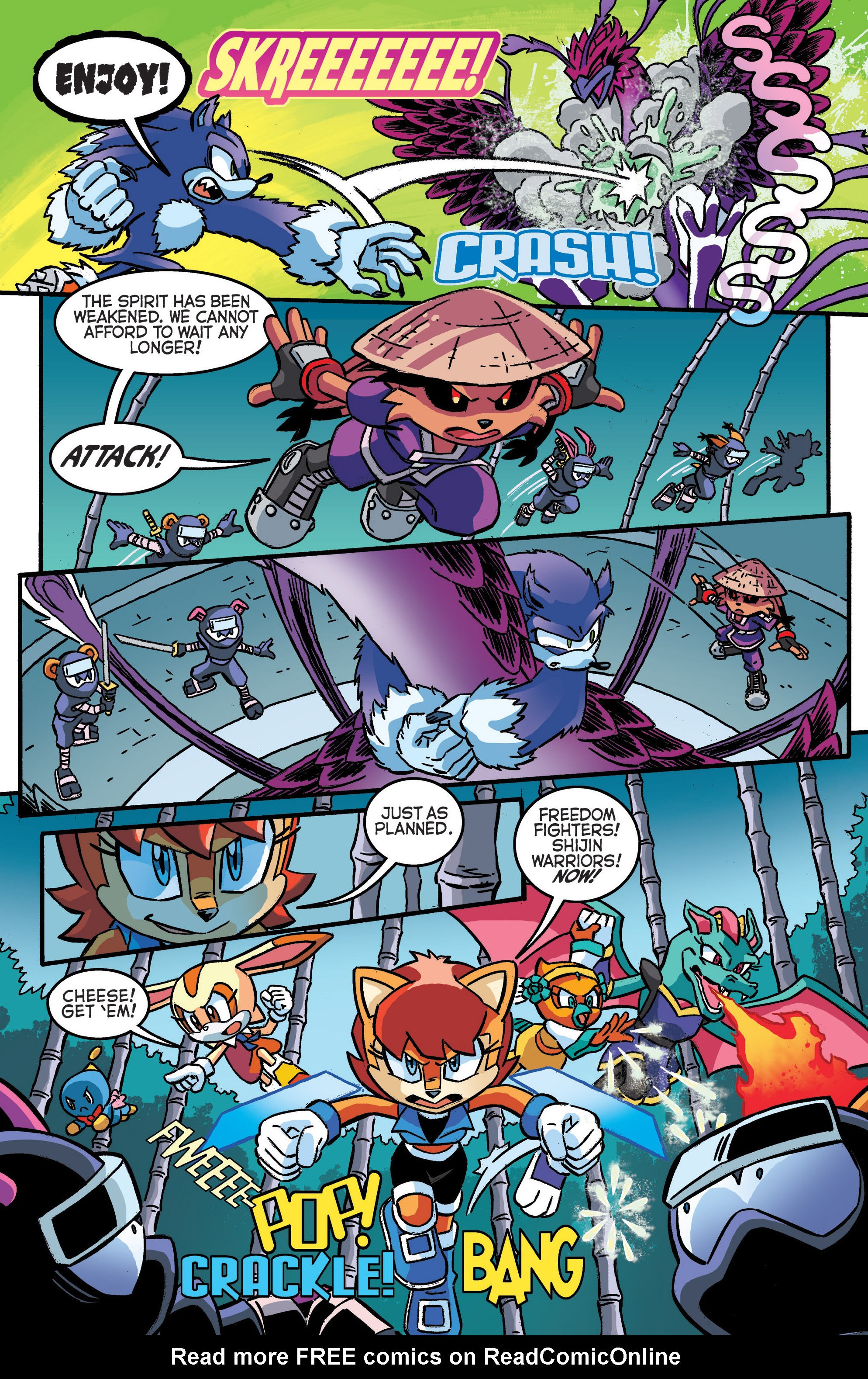 Read online Sonic The Hedgehog comic - Issue #282