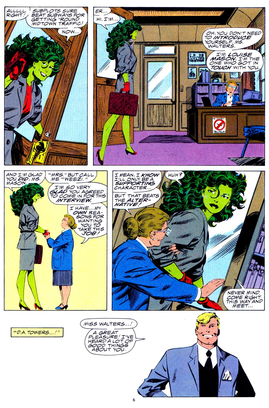 Read online The Sensational She-Hulk comic - Issue #4