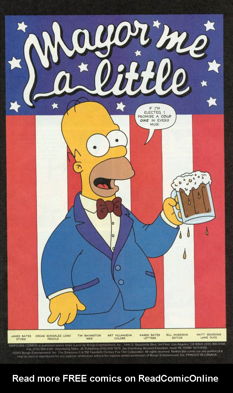 Read online Simpsons Comics comic - Issue #58