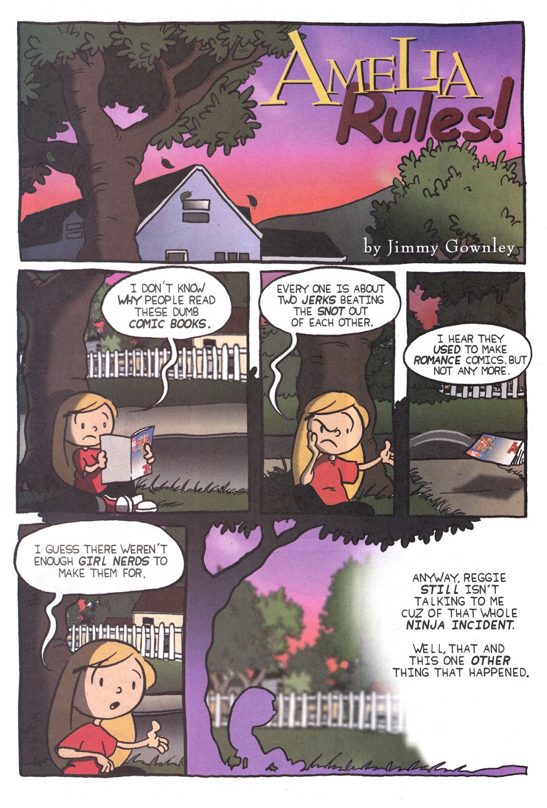 Read online Amelia Rules! comic - Issue #8