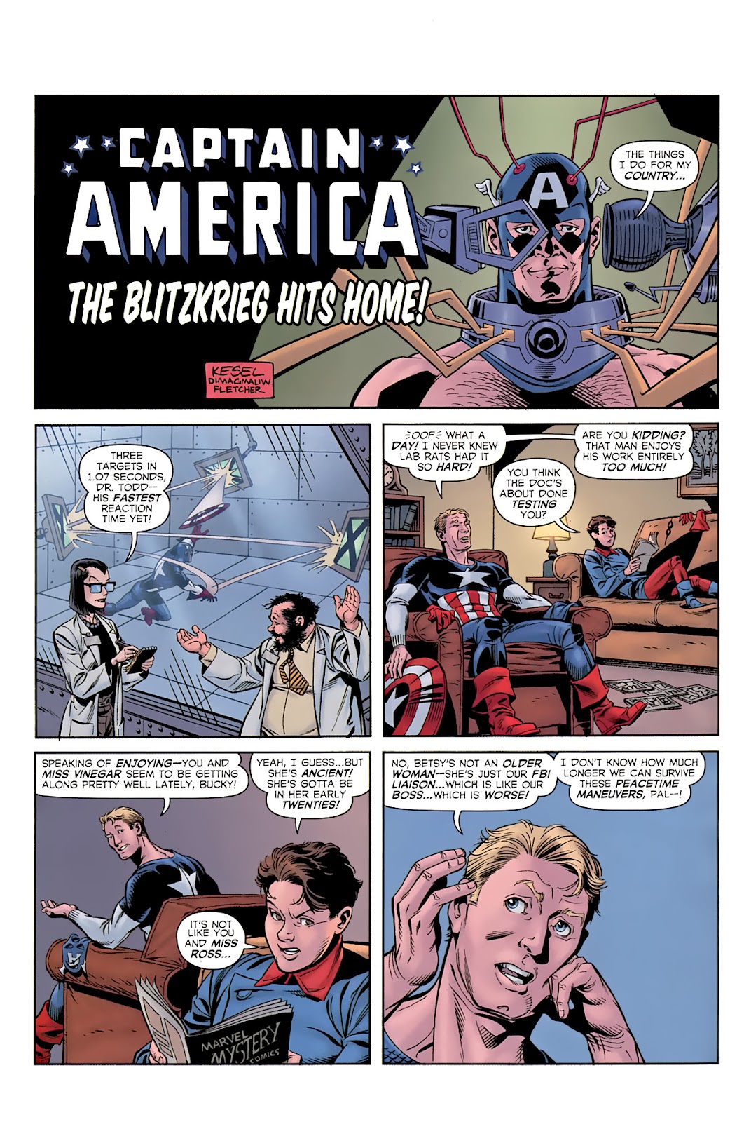 Read online Captain America: The 1940s Newspaper Strip comic - Issue #1