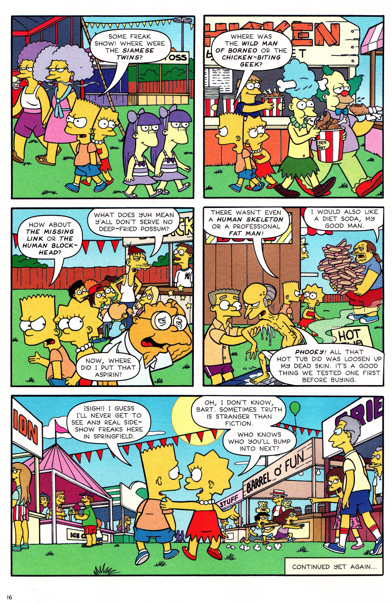 Read online The Simpsons Summer Shindig comic - Issue #1