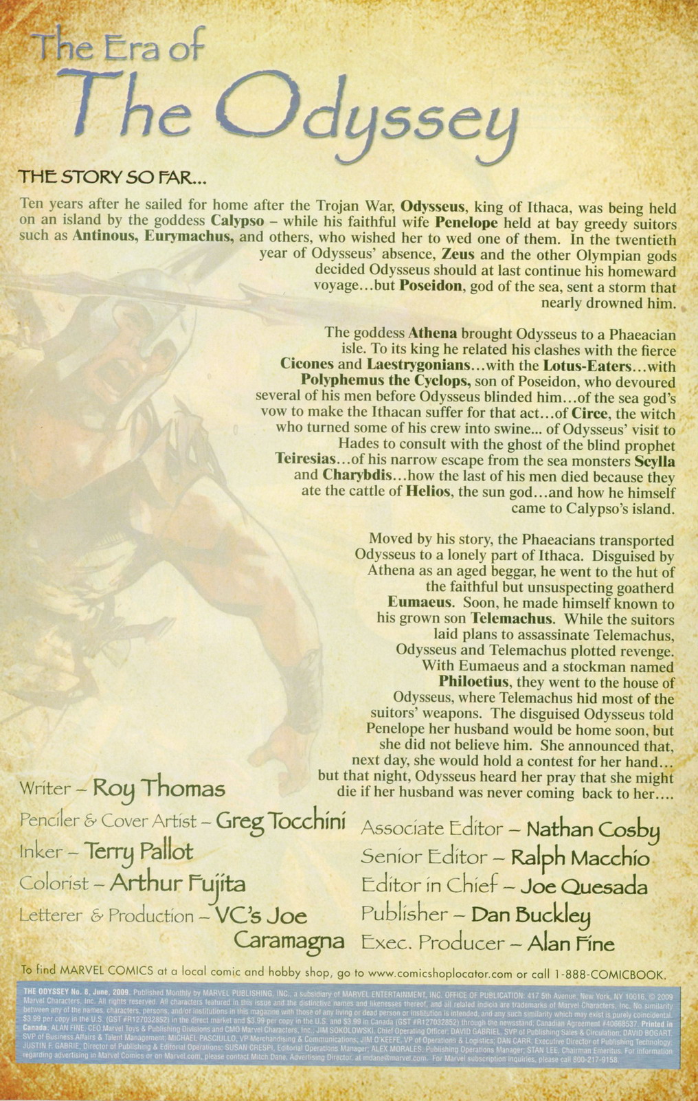 Read online The Odyssey comic - Issue #8