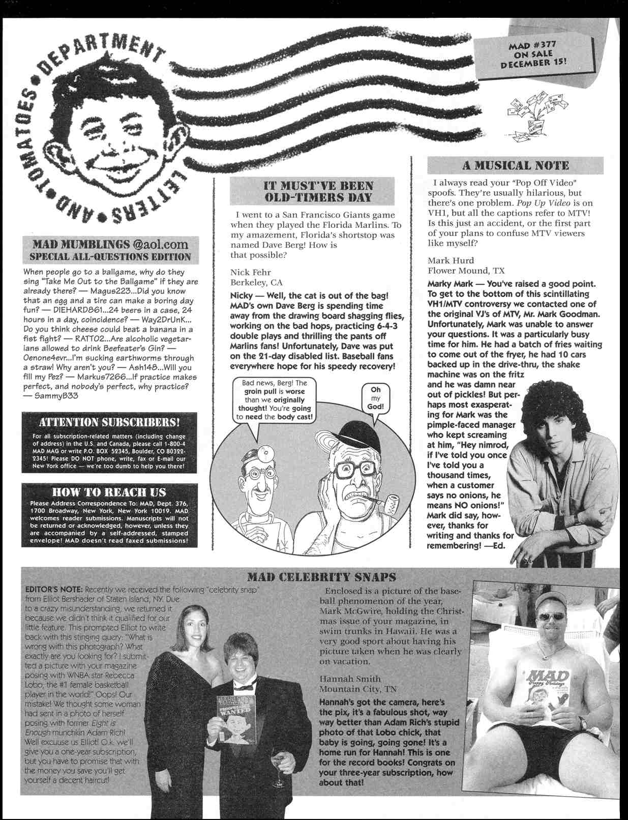 Read online MAD comic - Issue #376