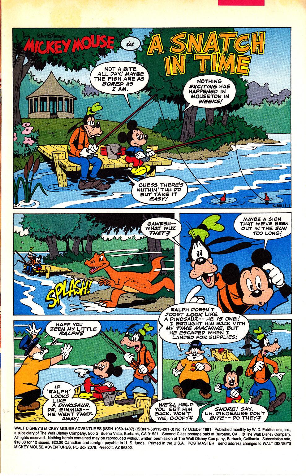 Read online Mickey Mouse Adventures comic - Issue #17