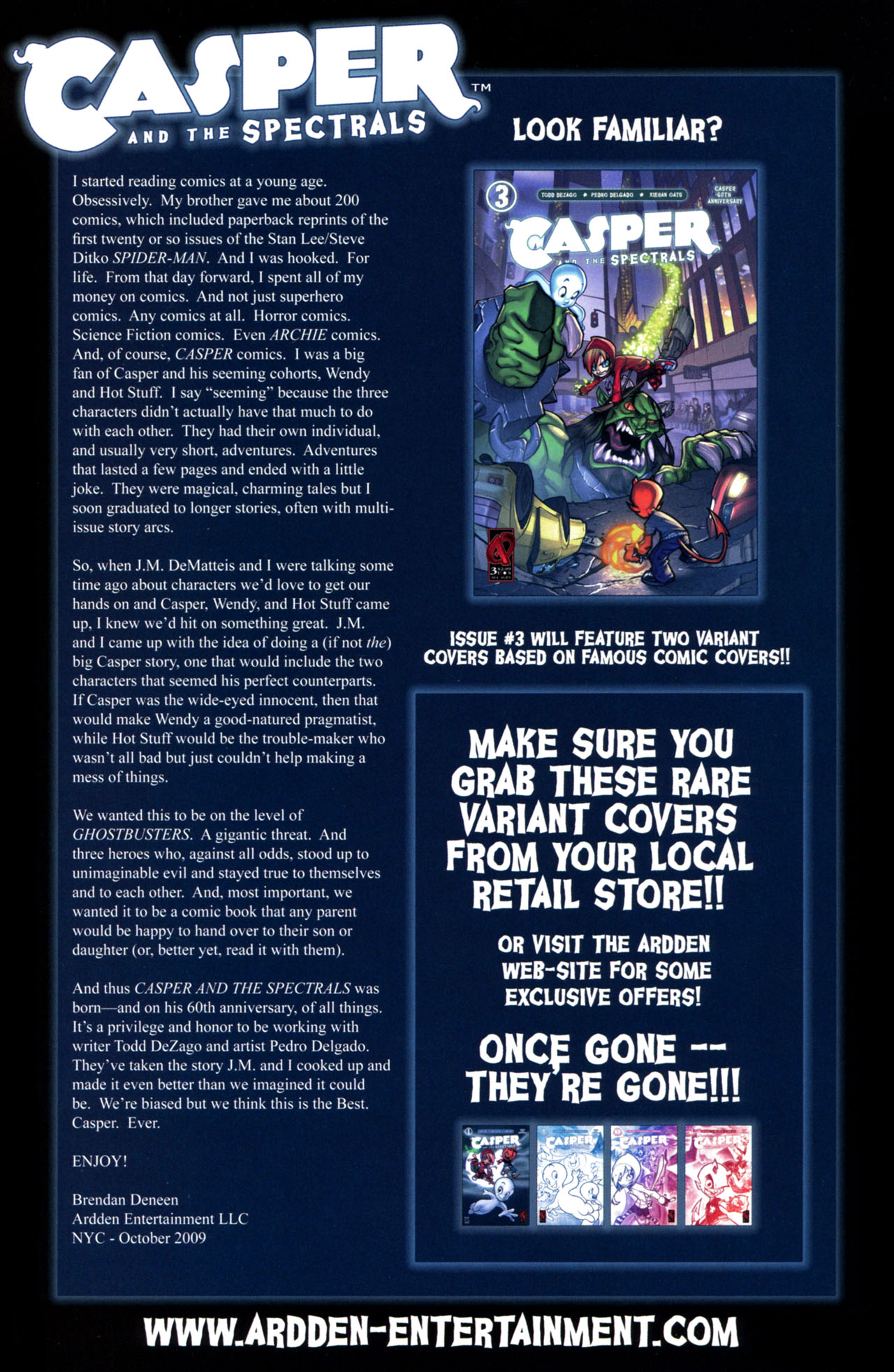 Casper And The Spectrals Issue 1 | Read Casper And The Spectrals Issue ...