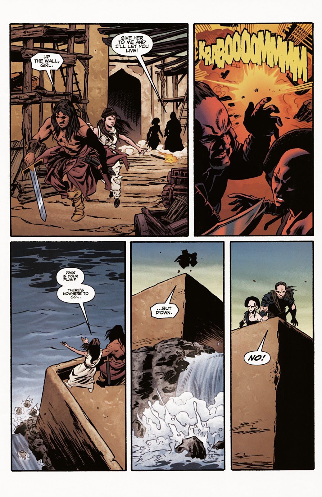 Read online Conan the Barbarian: The Mask of Acheron comic - Issue # Full
