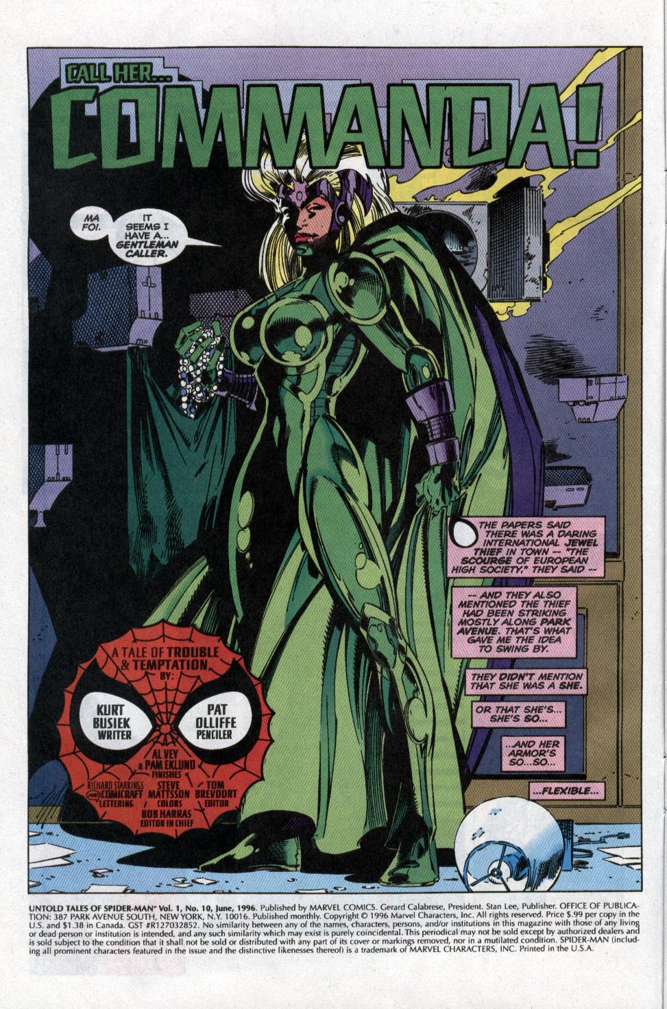 Read online Untold Tales of Spider-Man comic - Issue #10