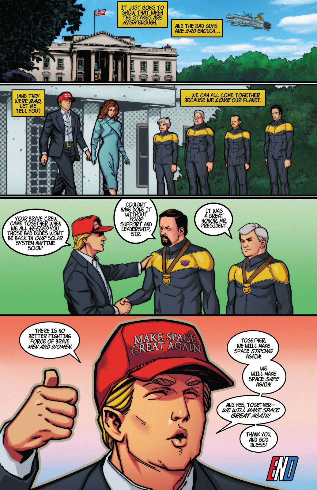 Read online Trump's Space Force comic - Issue # Full