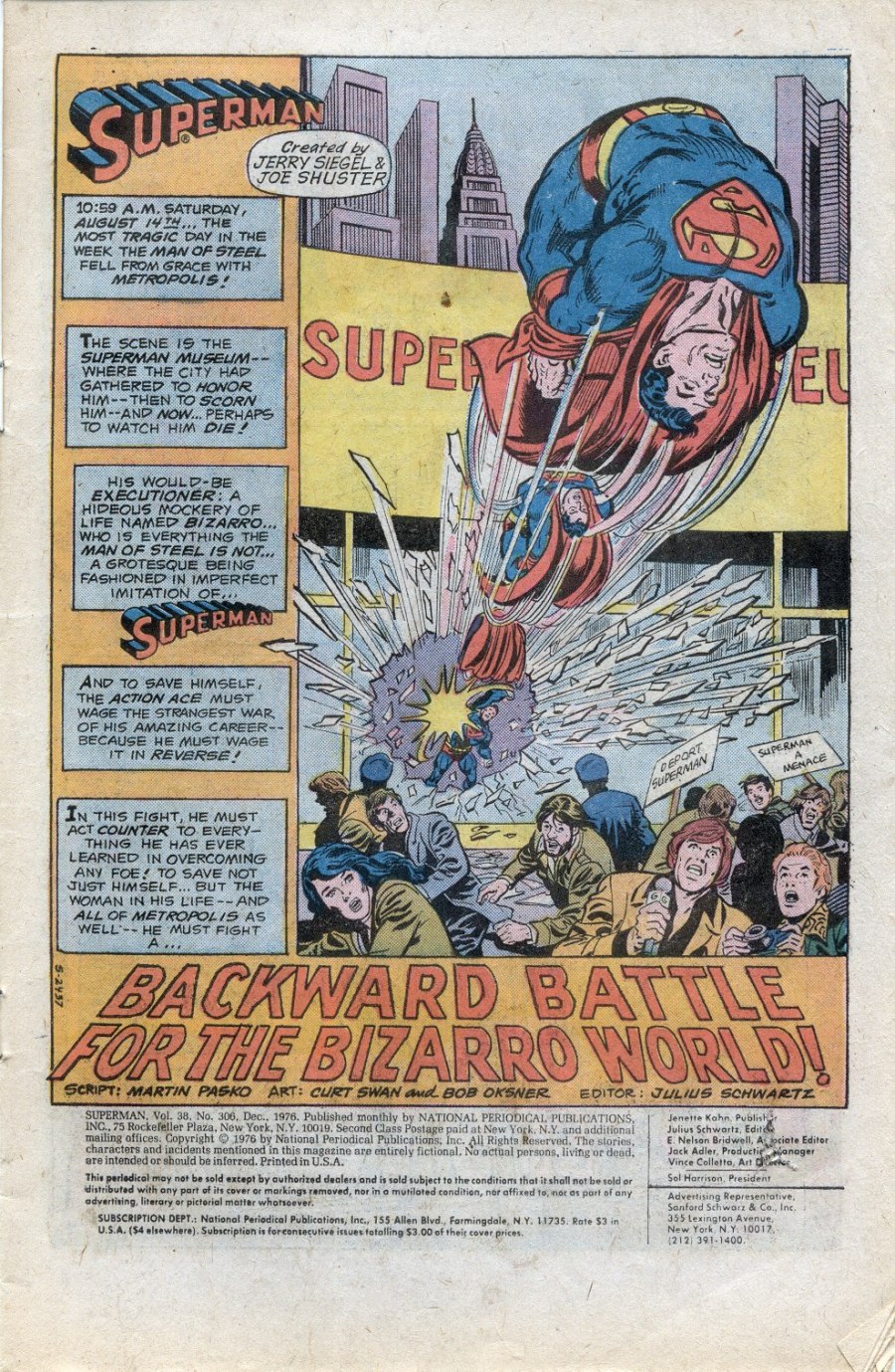 Read online Superman (1939) comic - Issue #306