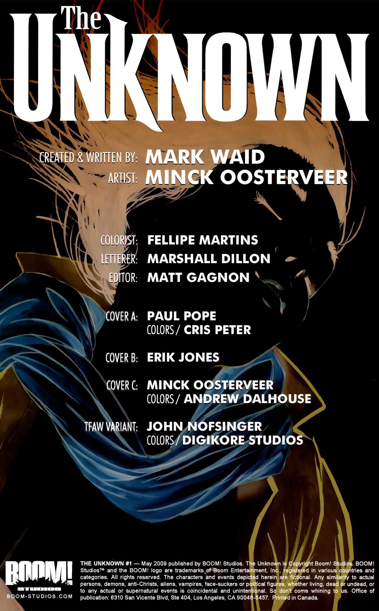 Read online The Unknown comic - Issue #1